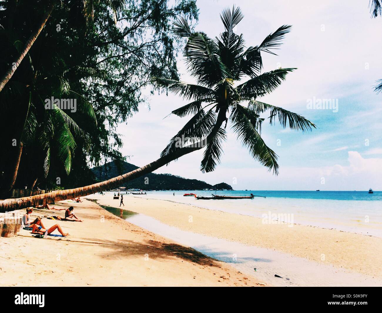 Sairee Beach, Koh Tao, Thailand Stock Photo - Alamy