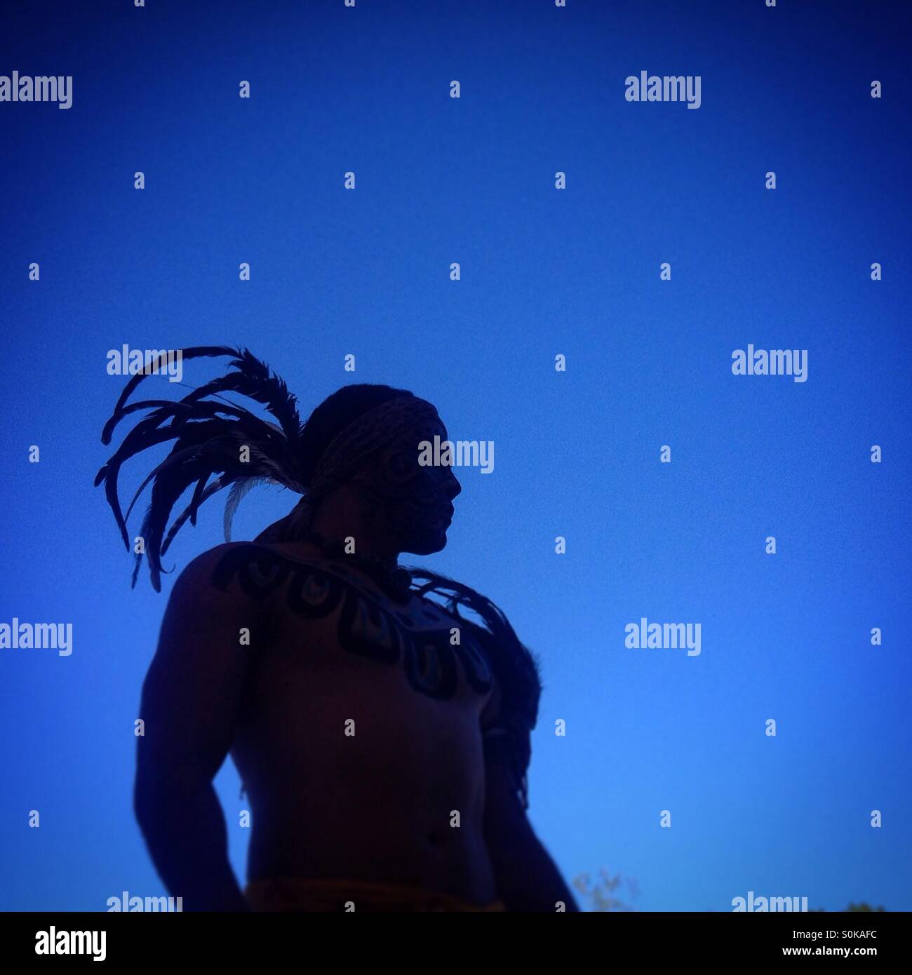 Mayan ball players from Mexico at the opening ceremony of the first ...