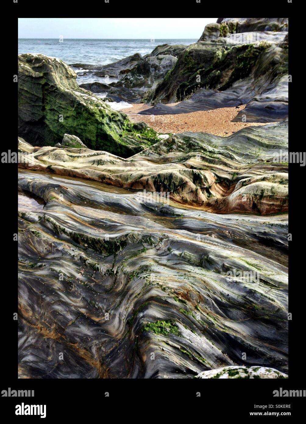 Striped rock hi-res stock photography and images - Alamy