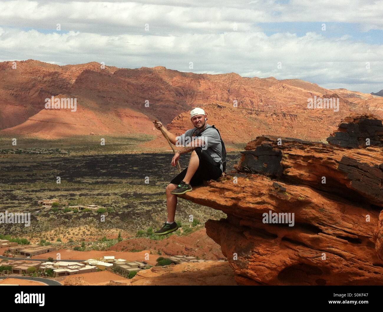 Southern utah alligator mtn hike Stock Photo - Alamy