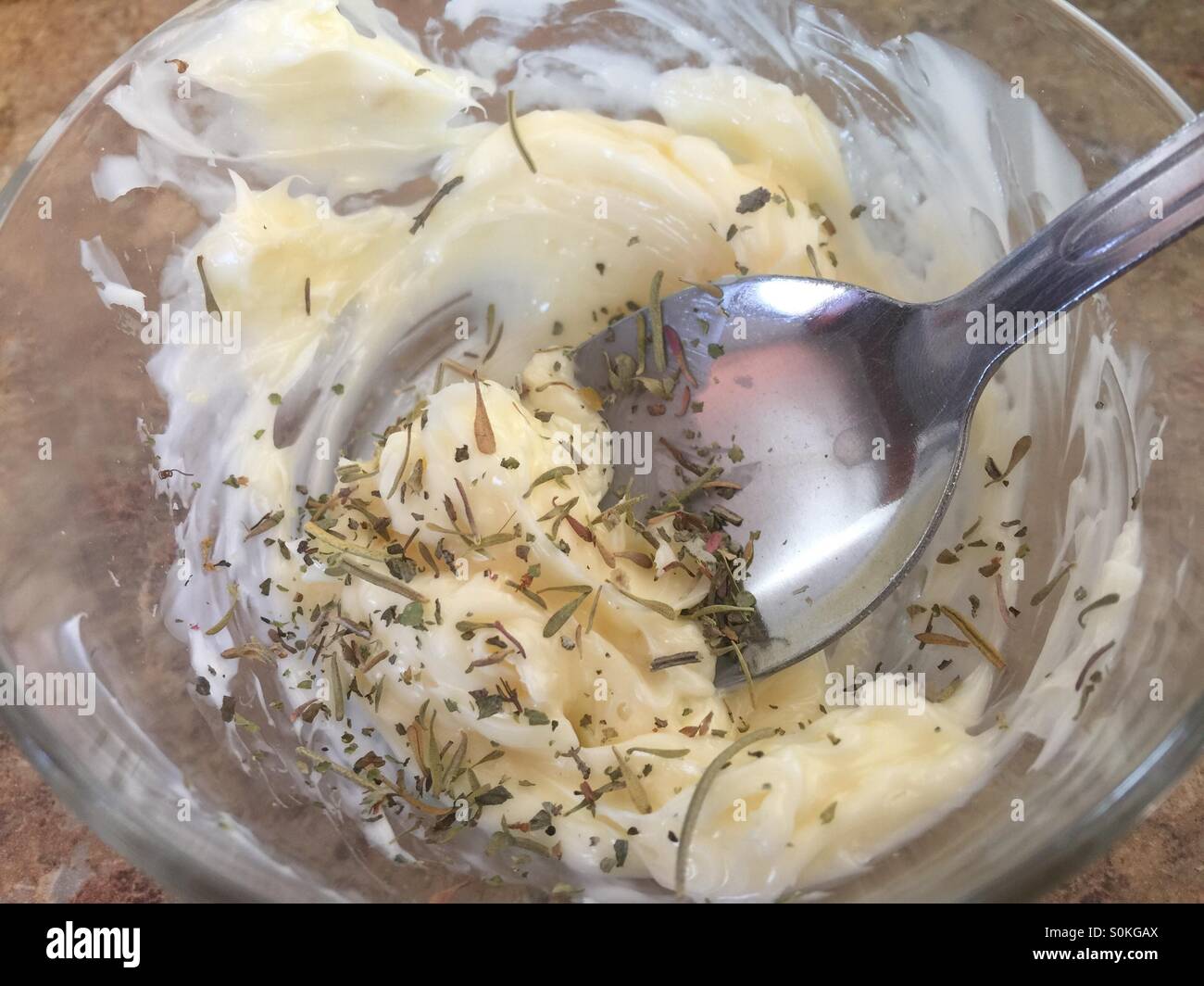 Cooking Garlic Butter Stock Photo - Alamy