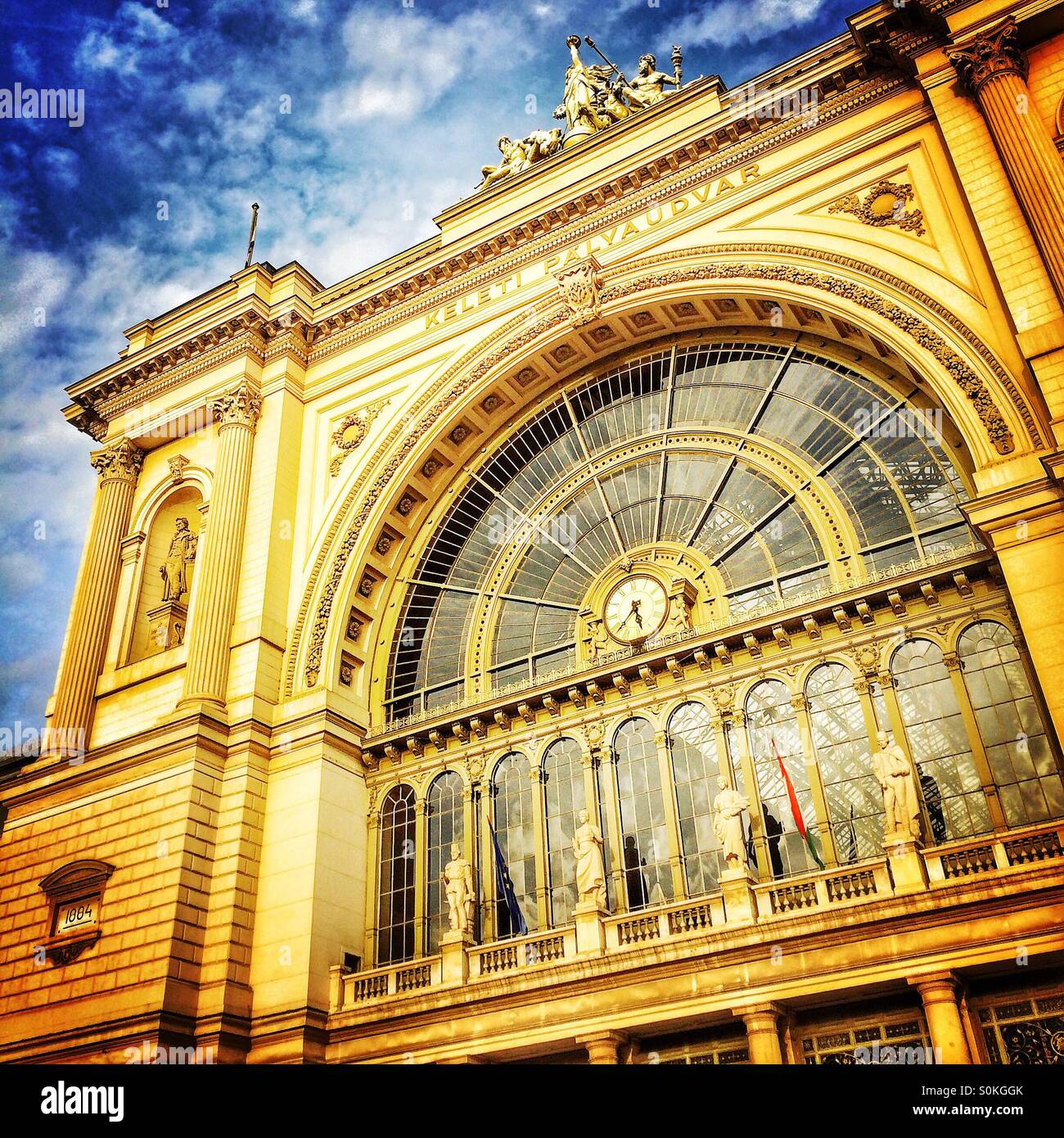 Budapest Keleti railway station, Hungary Stock Photo - Alamy
