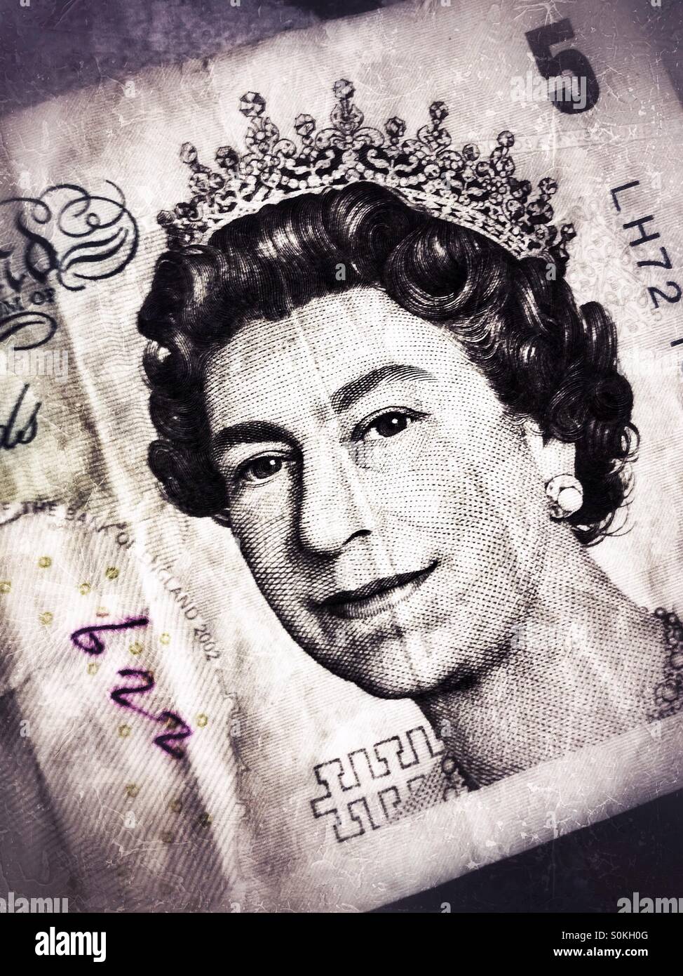 Old Five Pounds Note High Resolution Stock Photography and Images - Alamy