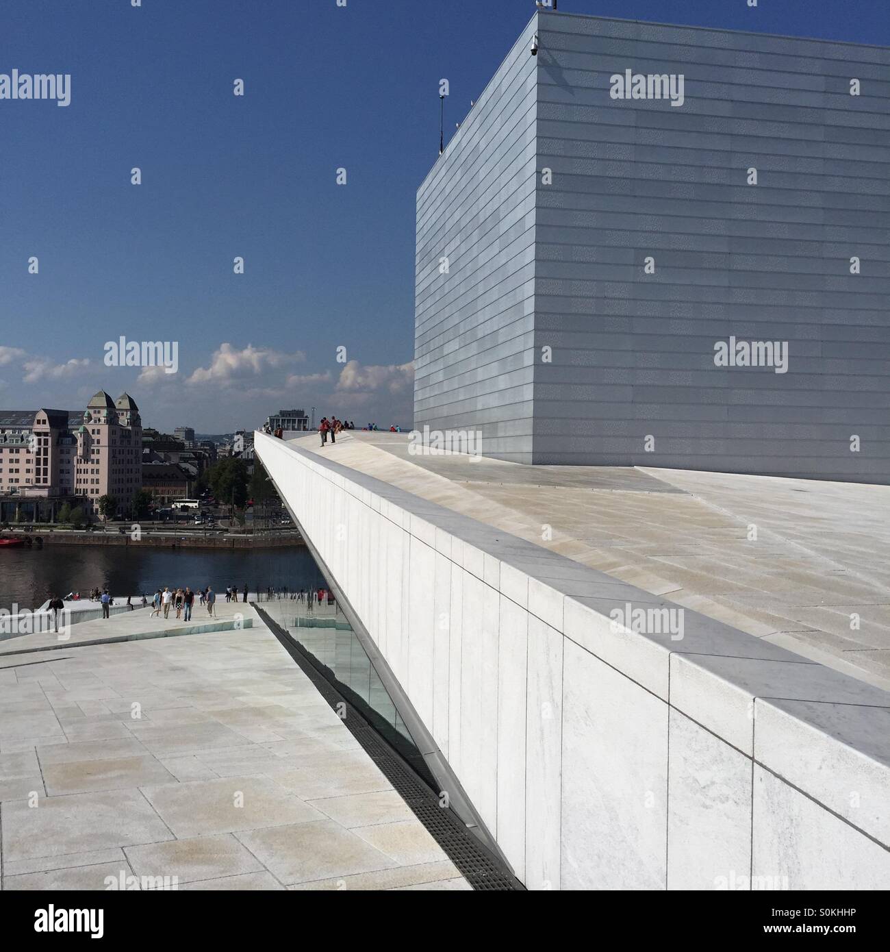 Oslo opera house roof hi-res stock photography and images - Alamy