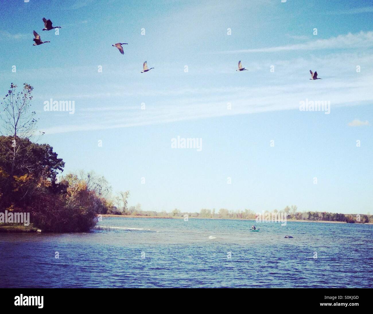 Lake flyover hi-res stock photography and images - Alamy