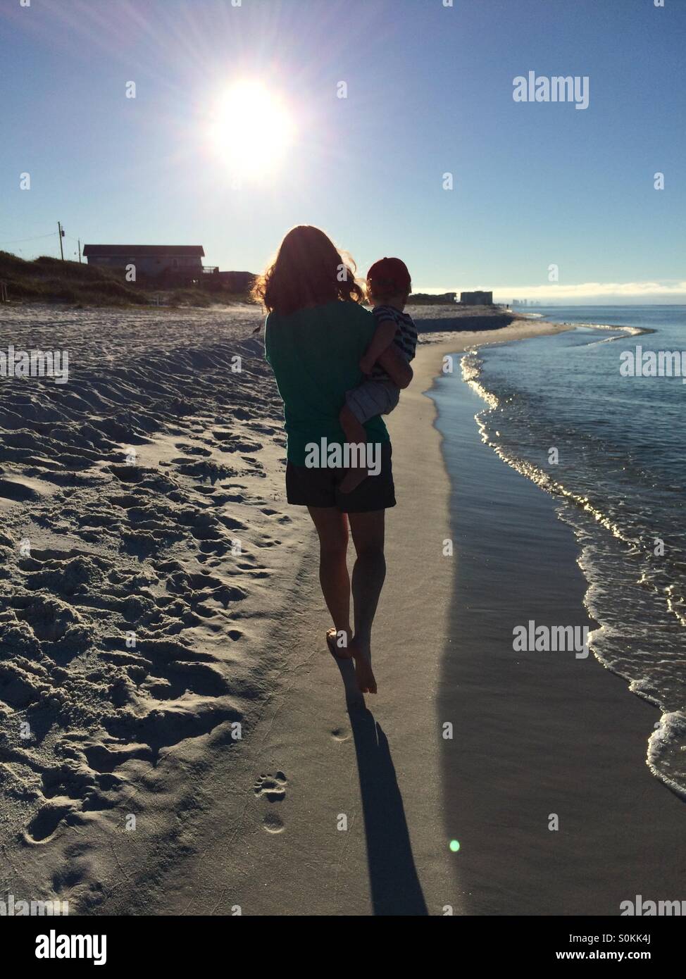 Morning walk beach hi-res stock photography and images - Alamy