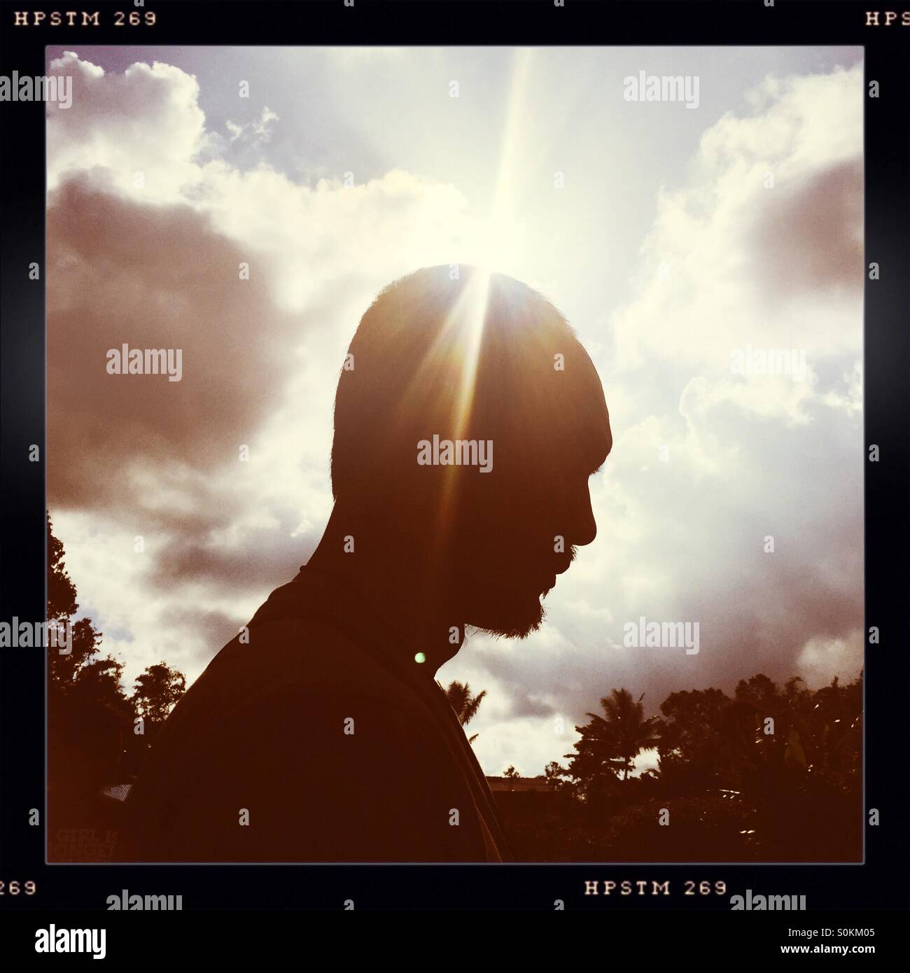 Rays silhouette hi-res stock photography and images - Alamy