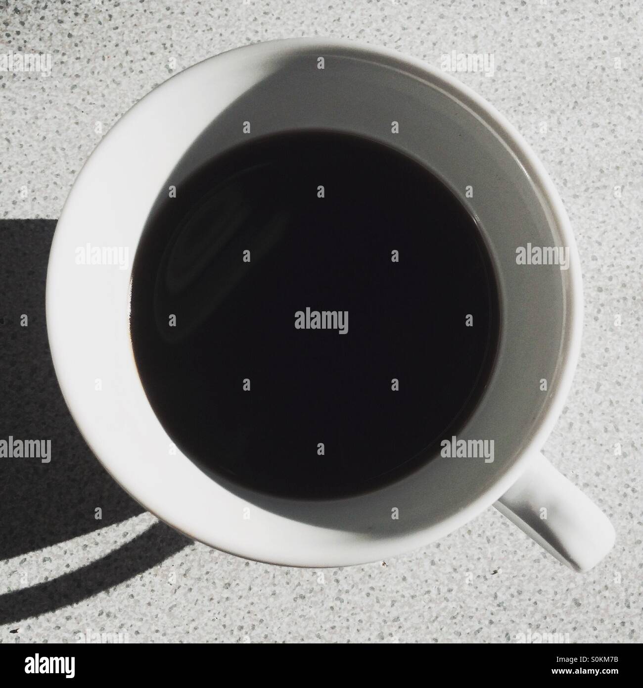 Cafe overhead hi-res stock photography and images - Alamy