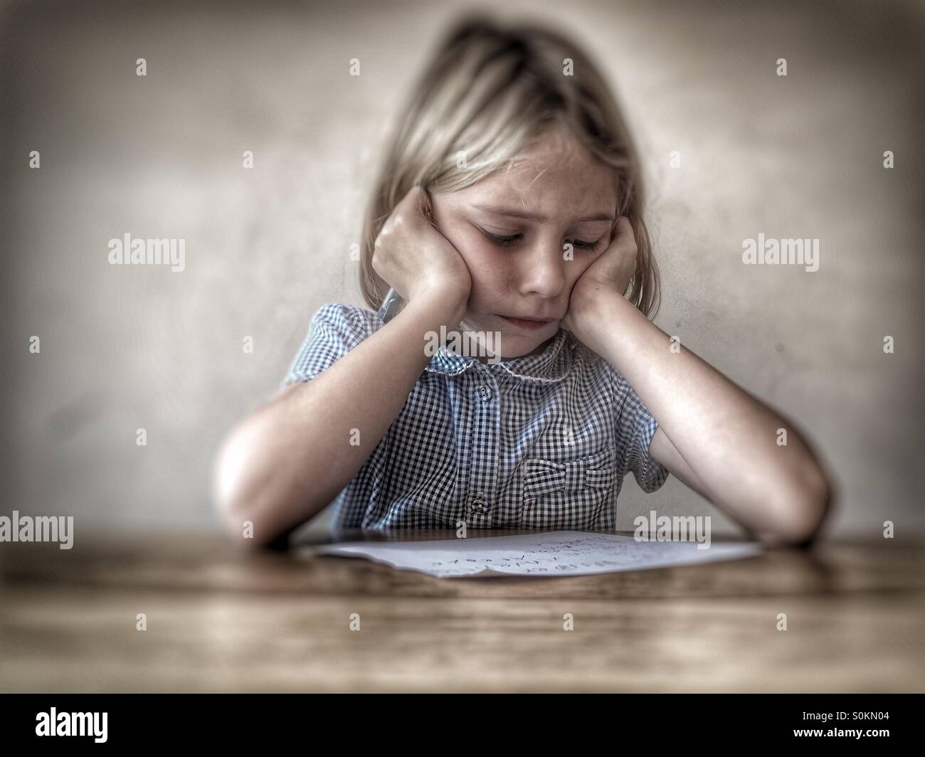 Struggling with school work hi-res stock photography and images - Alamy