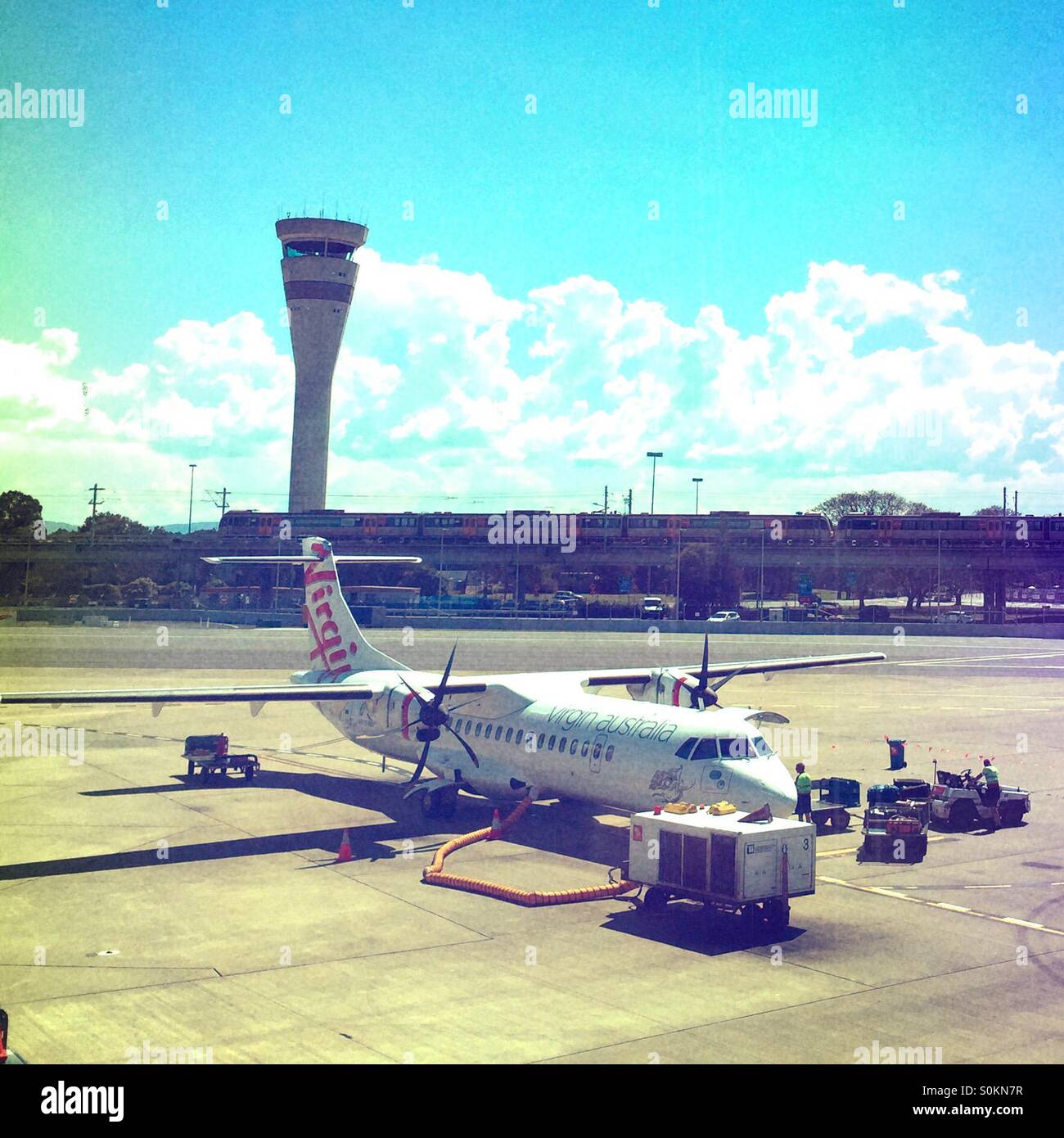 Brisbane airport hi-res stock photography and images - Alamy