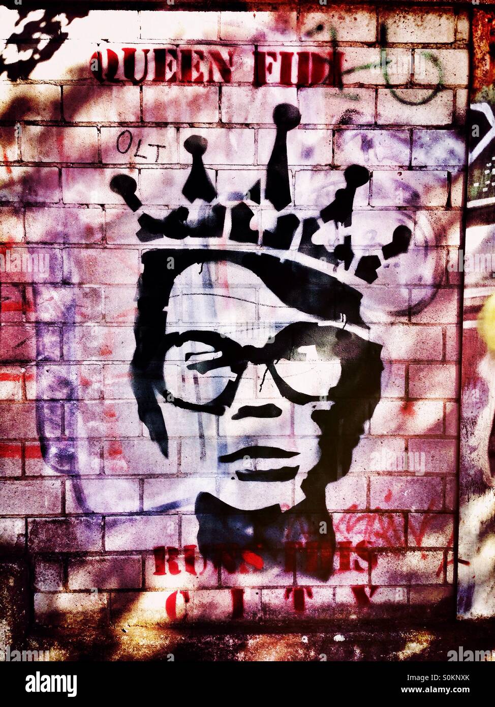 Graffiti queen hi-res stock photography and images - Alamy