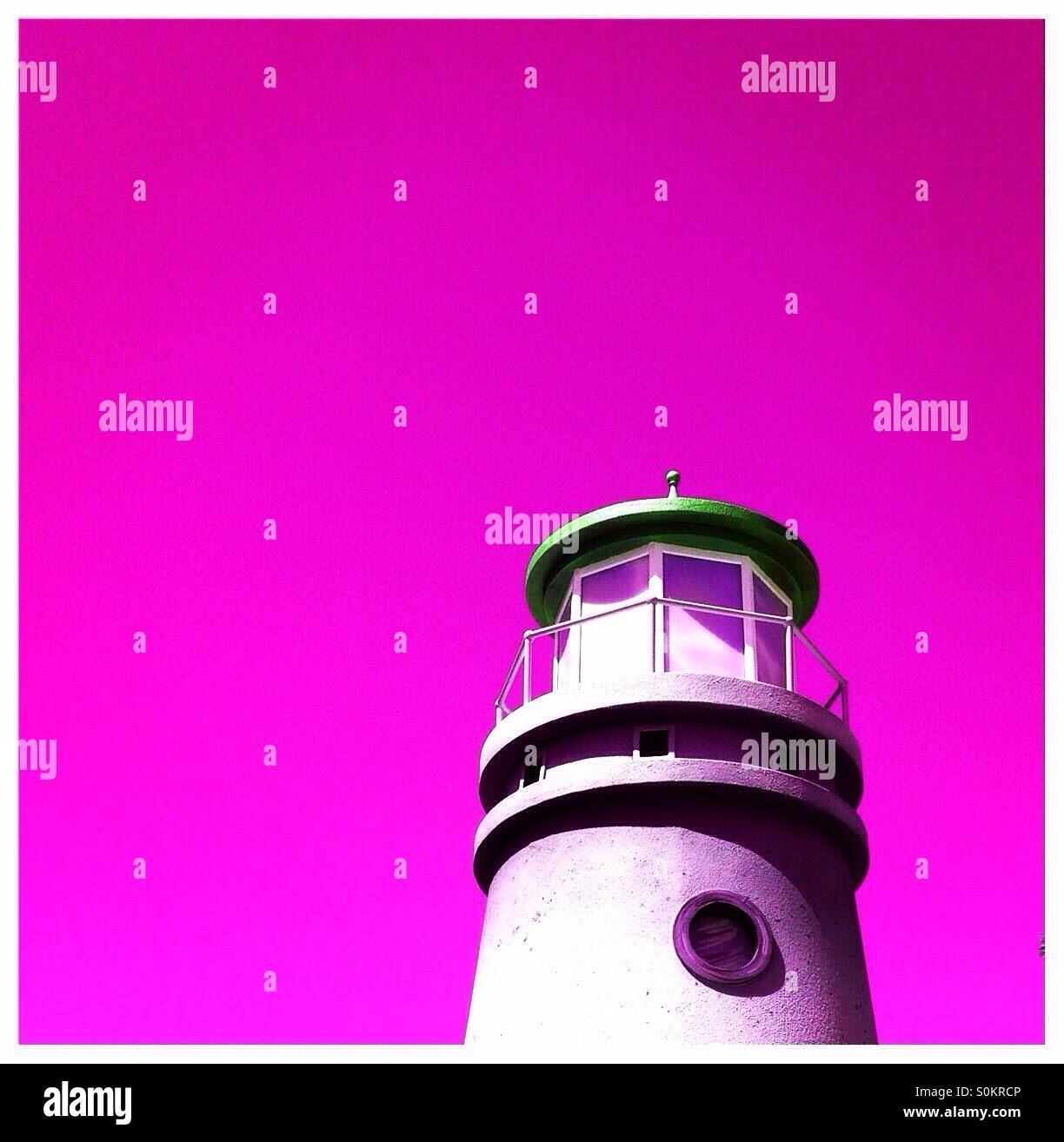 Candy Minimal Lighthouse Stock Photo - Alamy