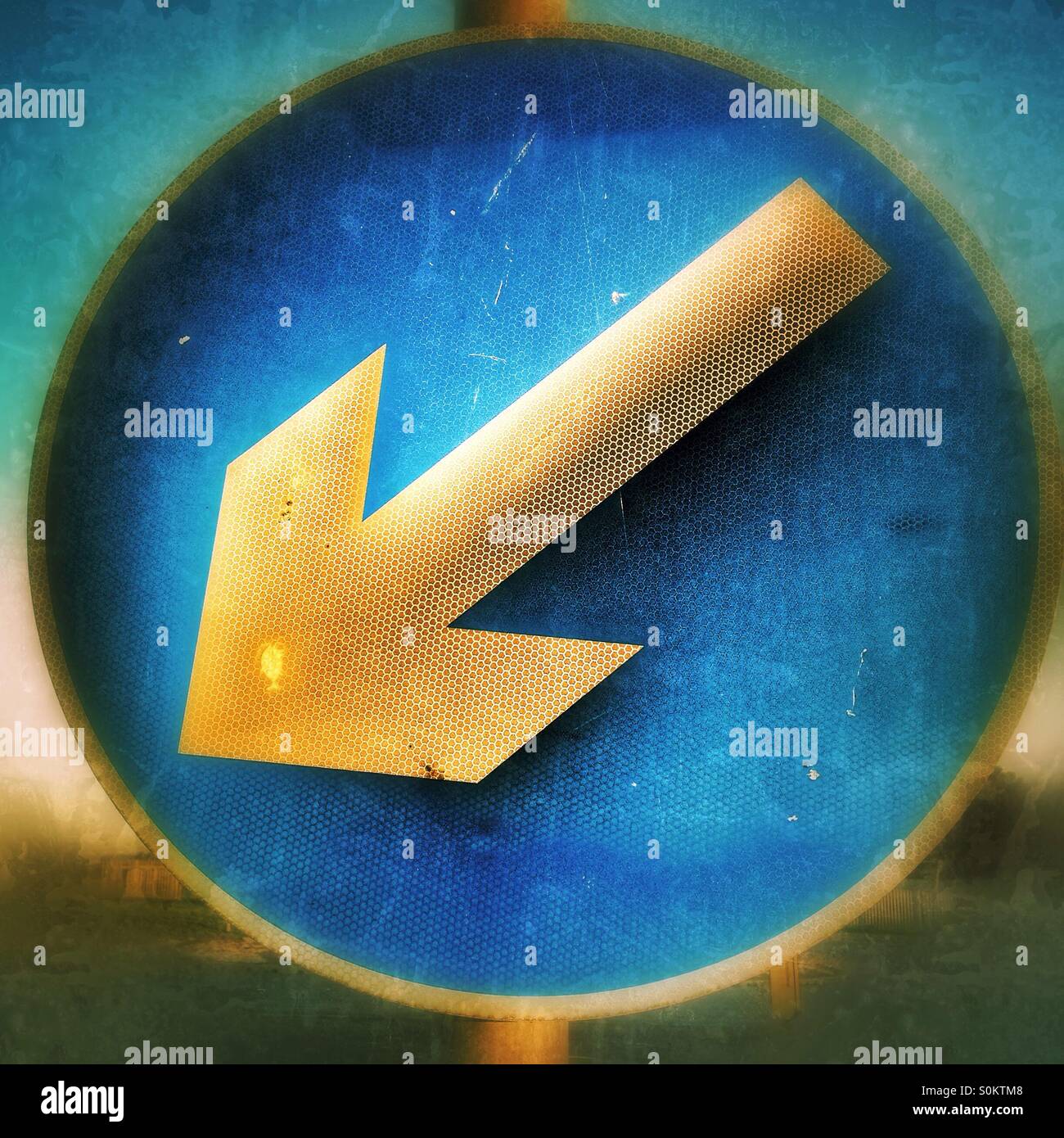 London street signs with arrows hi-res stock photography and images - Alamy