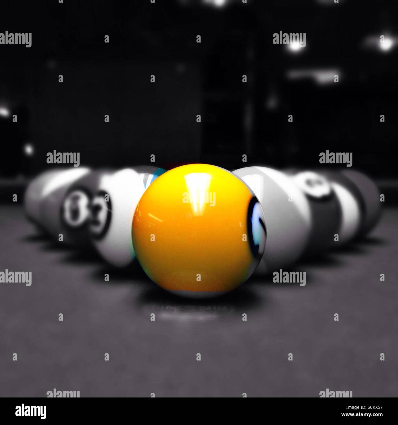 Rack the balls hi-res stock photography and images - Alamy