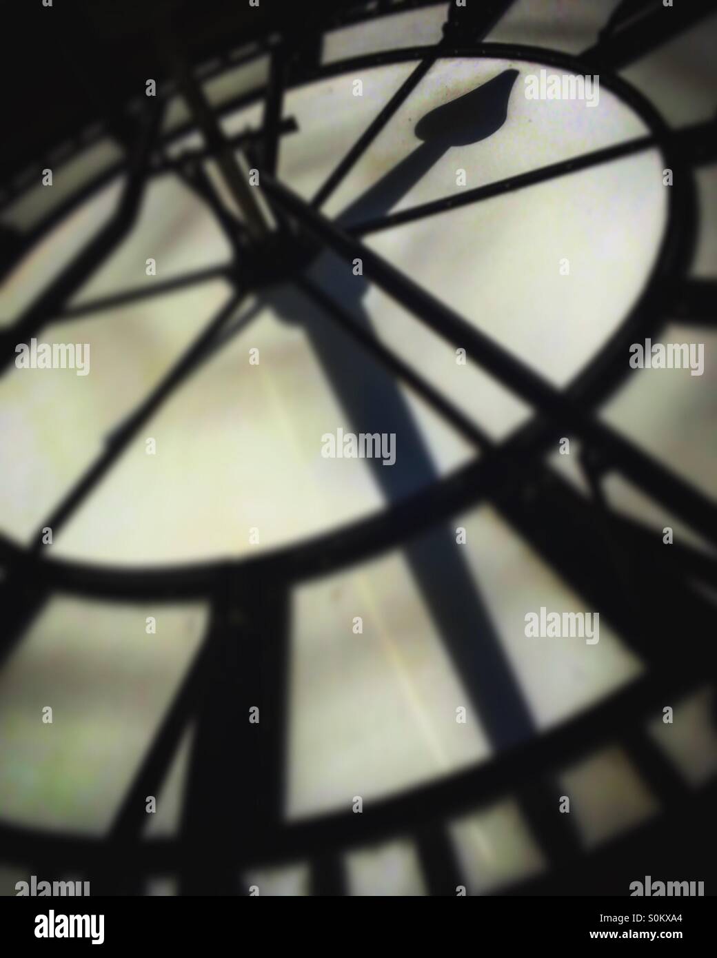 Bell tower clock Stock Photo - Alamy