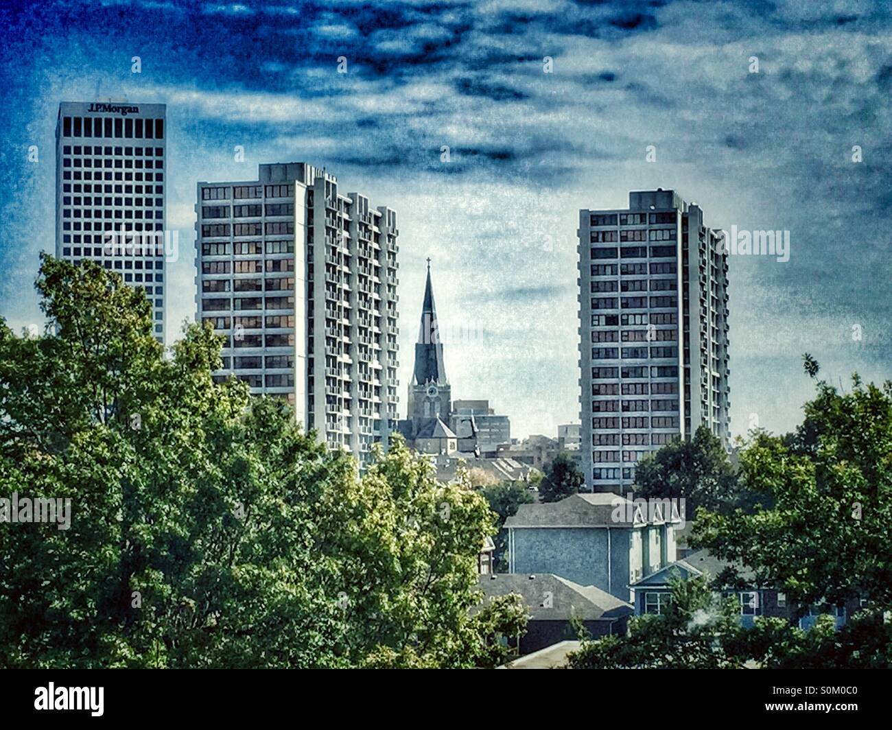 View of downtown Tulsa Stock Photo - Alamy