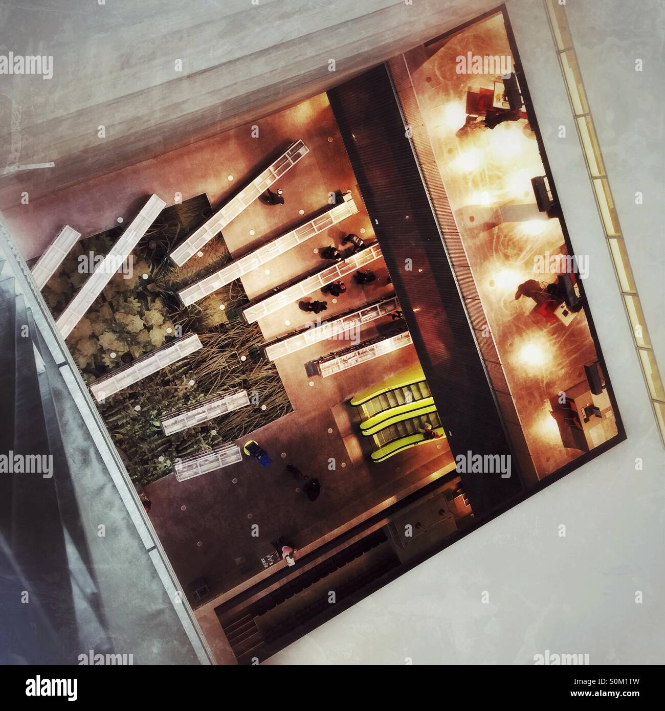 Interior of Seattle Public Library by Rem Koolhaas Stock Photo - Alamy