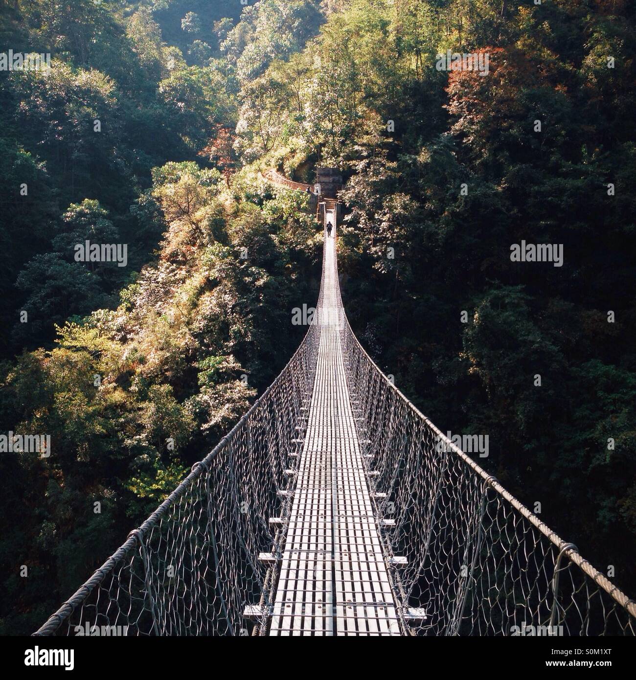 Nepal bridge hi-res stock photography and images - Alamy