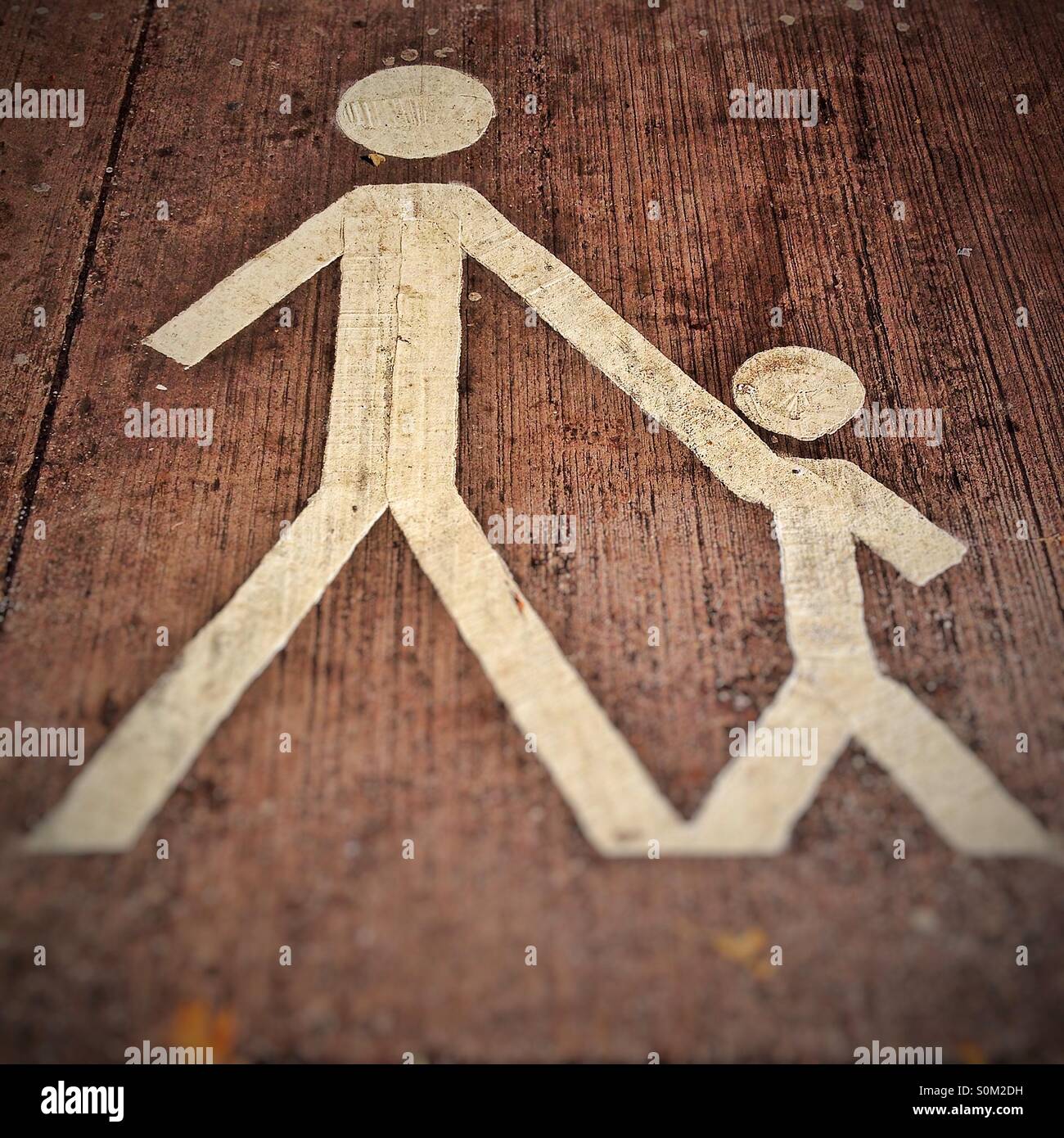 Parent and child graphic Stock Photo - Alamy