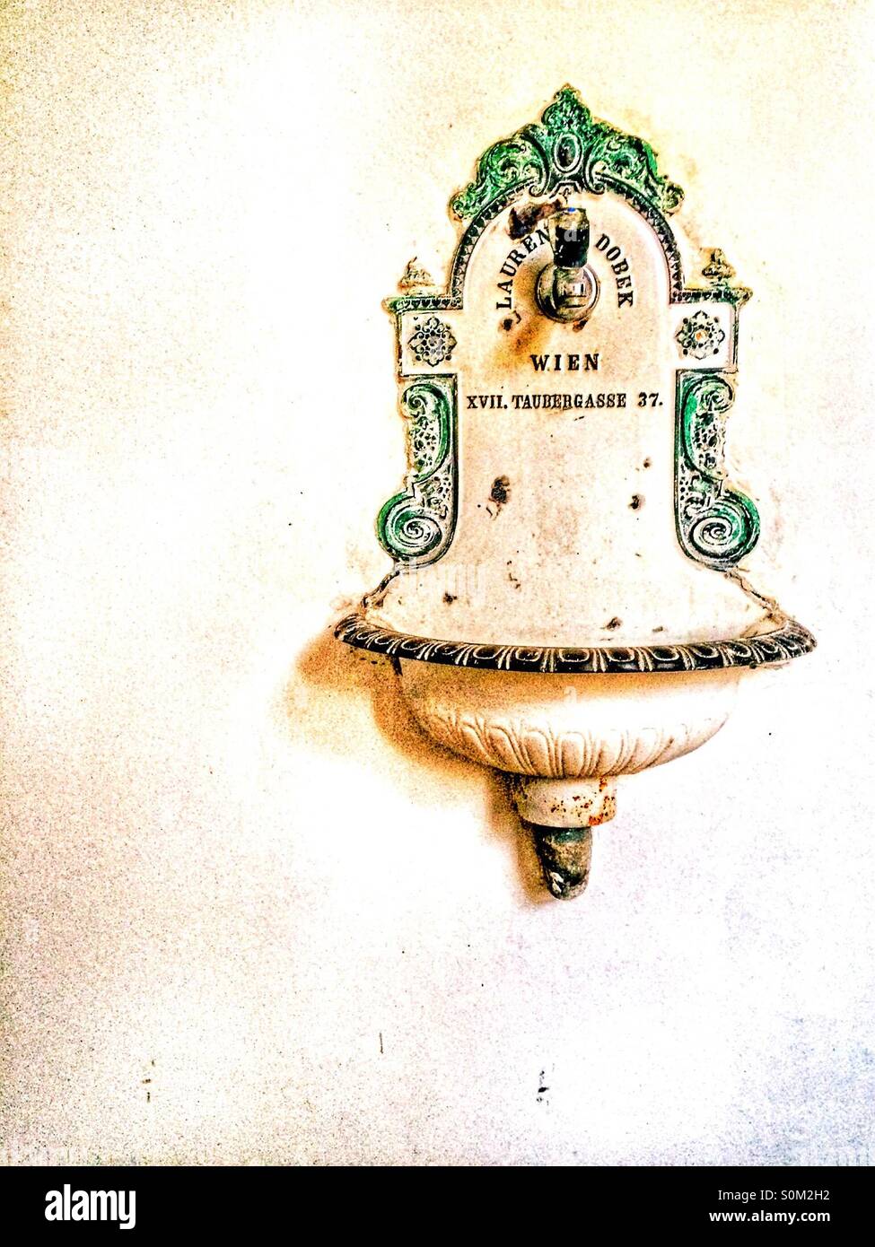 Viennese communal tap basin bassena, Vienna, Austria Stock Photo - Alamy