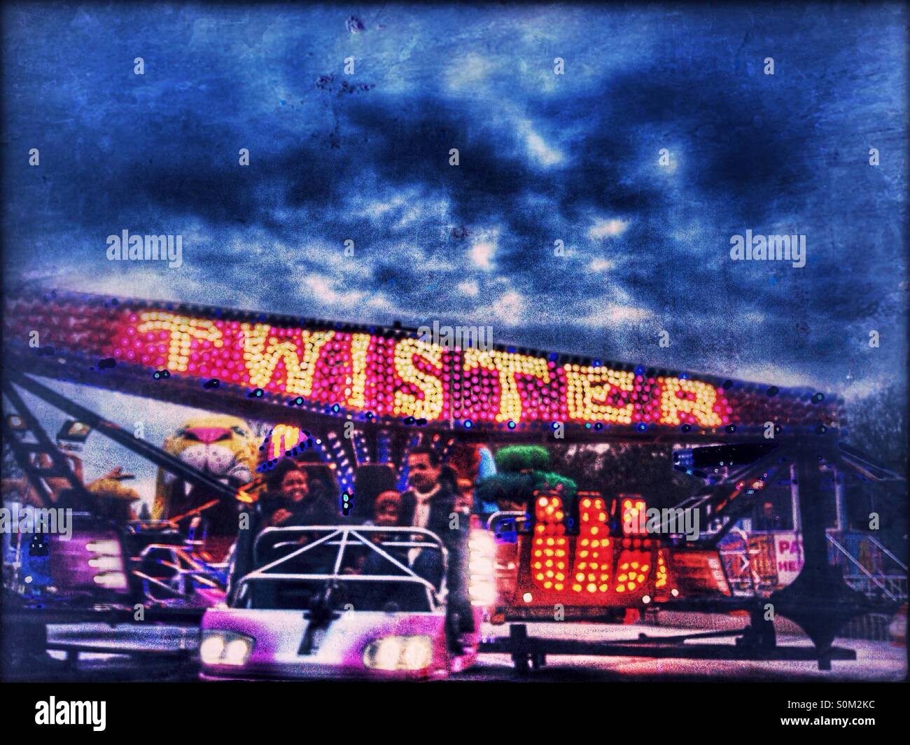 Funfair ride twister hi-res stock photography and images - Alamy