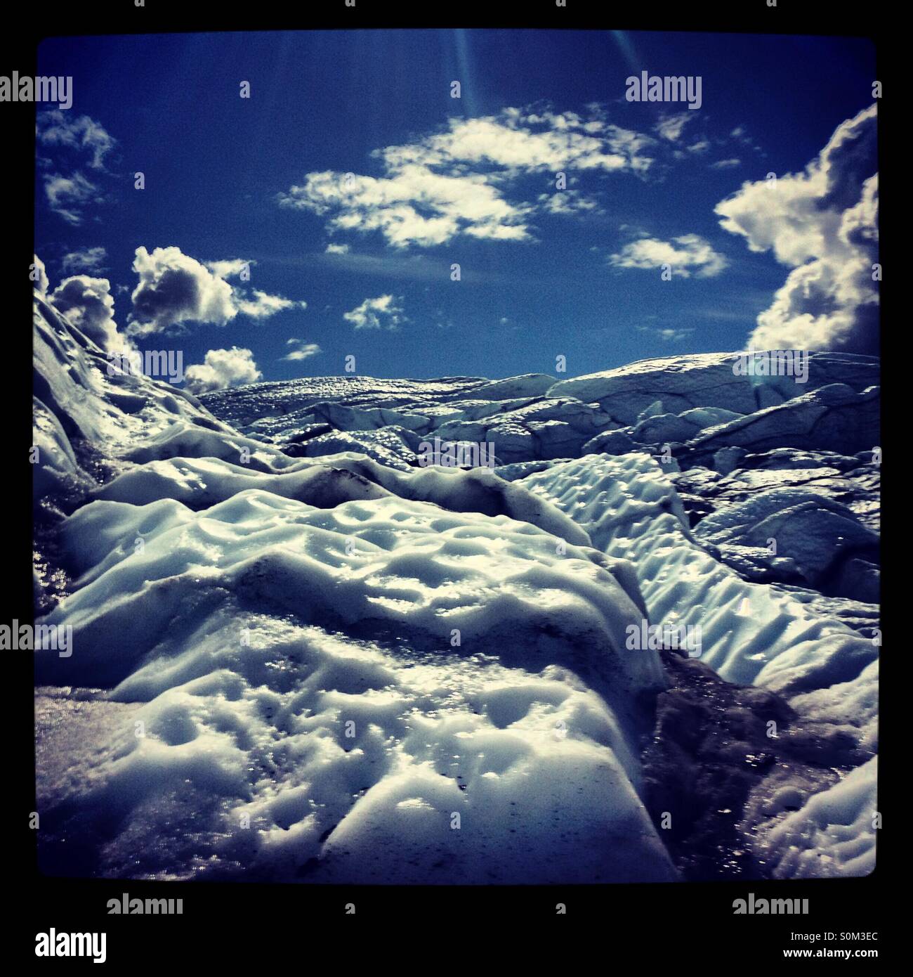 Alaskan ice climbing Stock Photo - Alamy