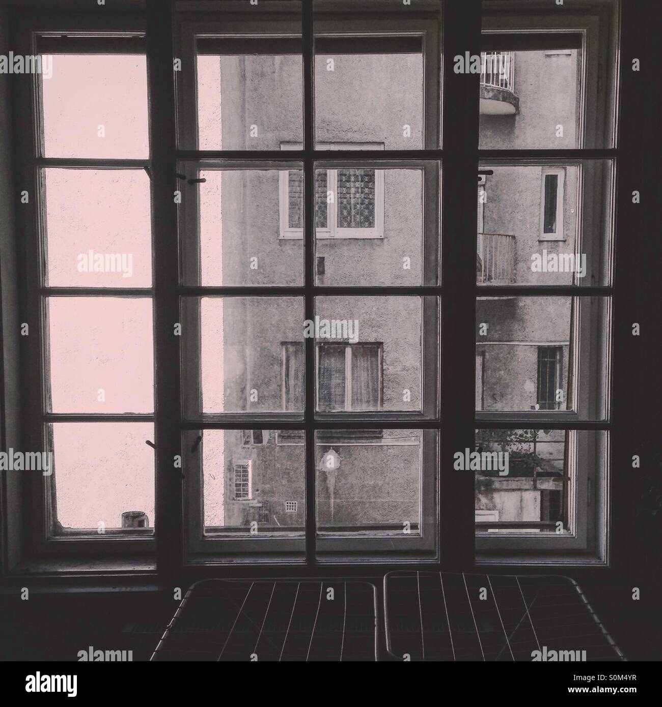 No horizons in this window view taken from indoors Stock Photo - Alamy