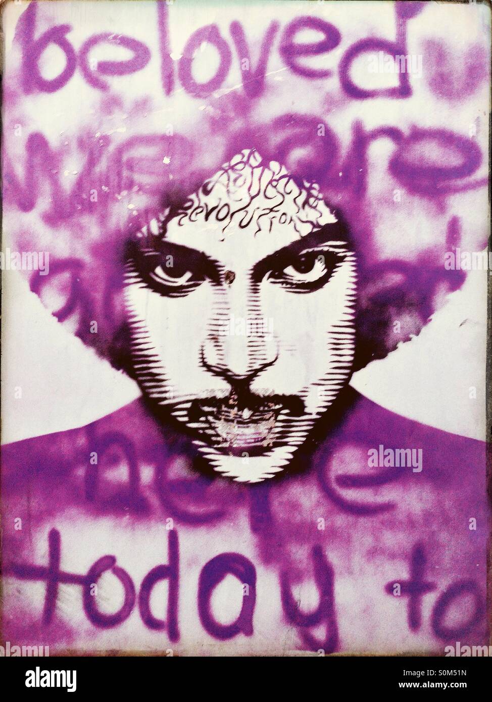 Prince street art poster Stock Photo - Alamy