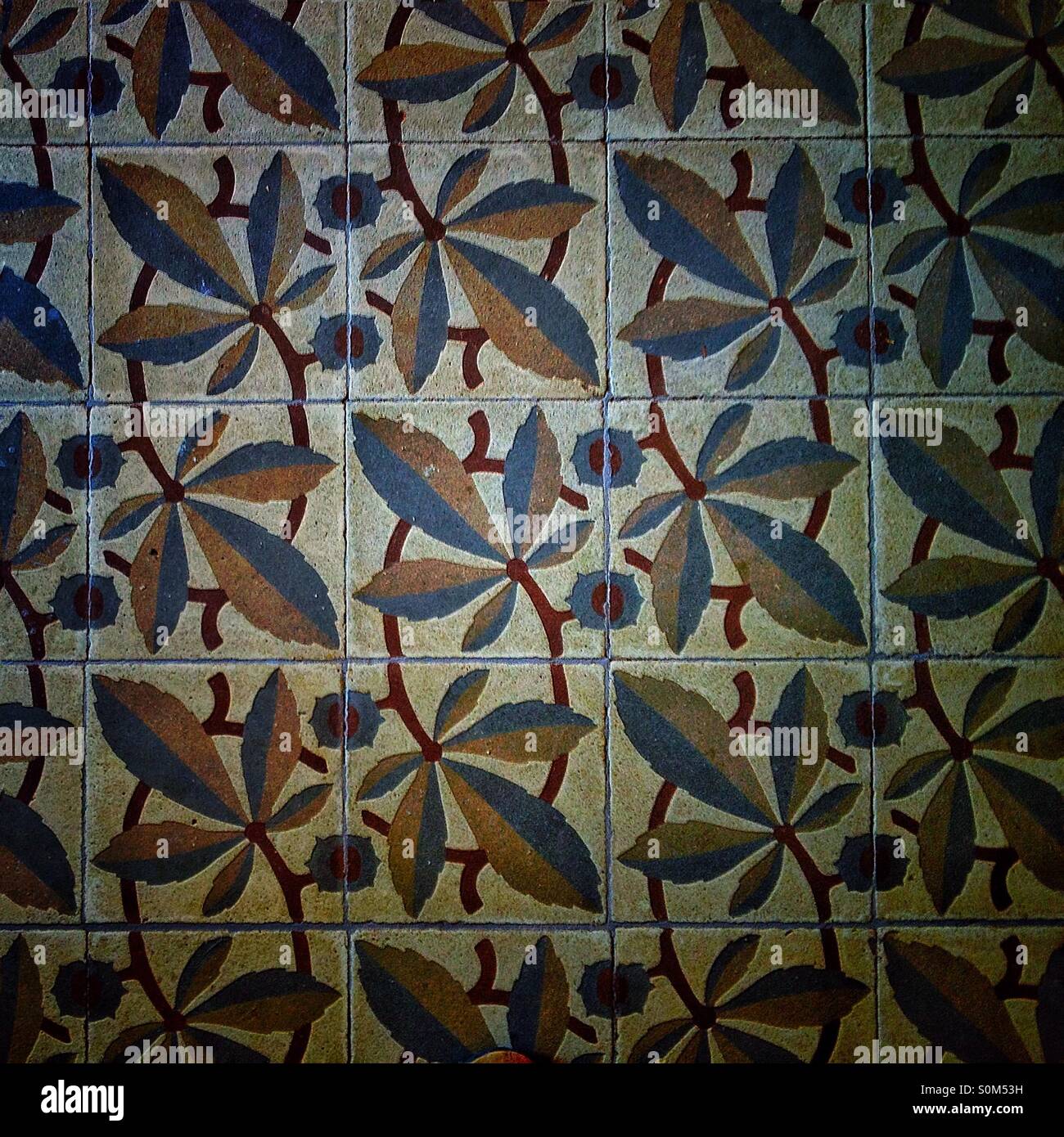 Italian floor tiles Stock Photo - Alamy