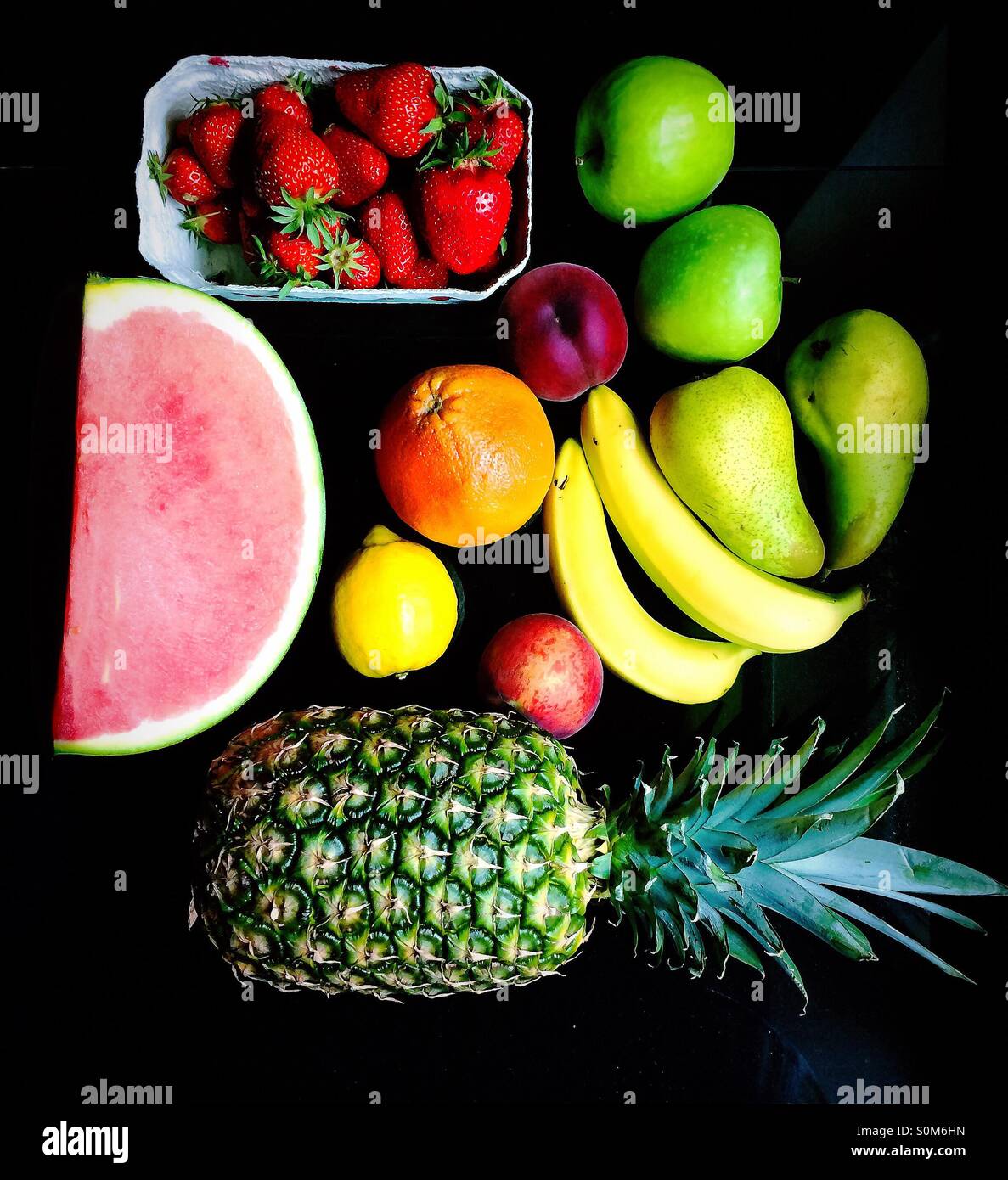 Salat and fruit hi-res stock photography and images - Alamy