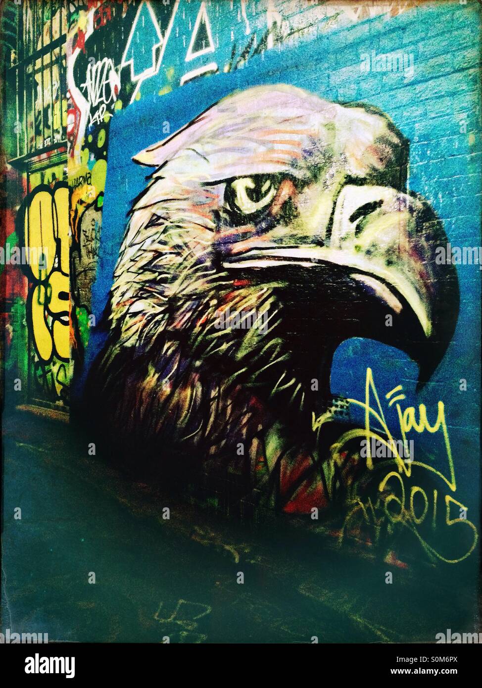 Eagle Graffiti Artwork