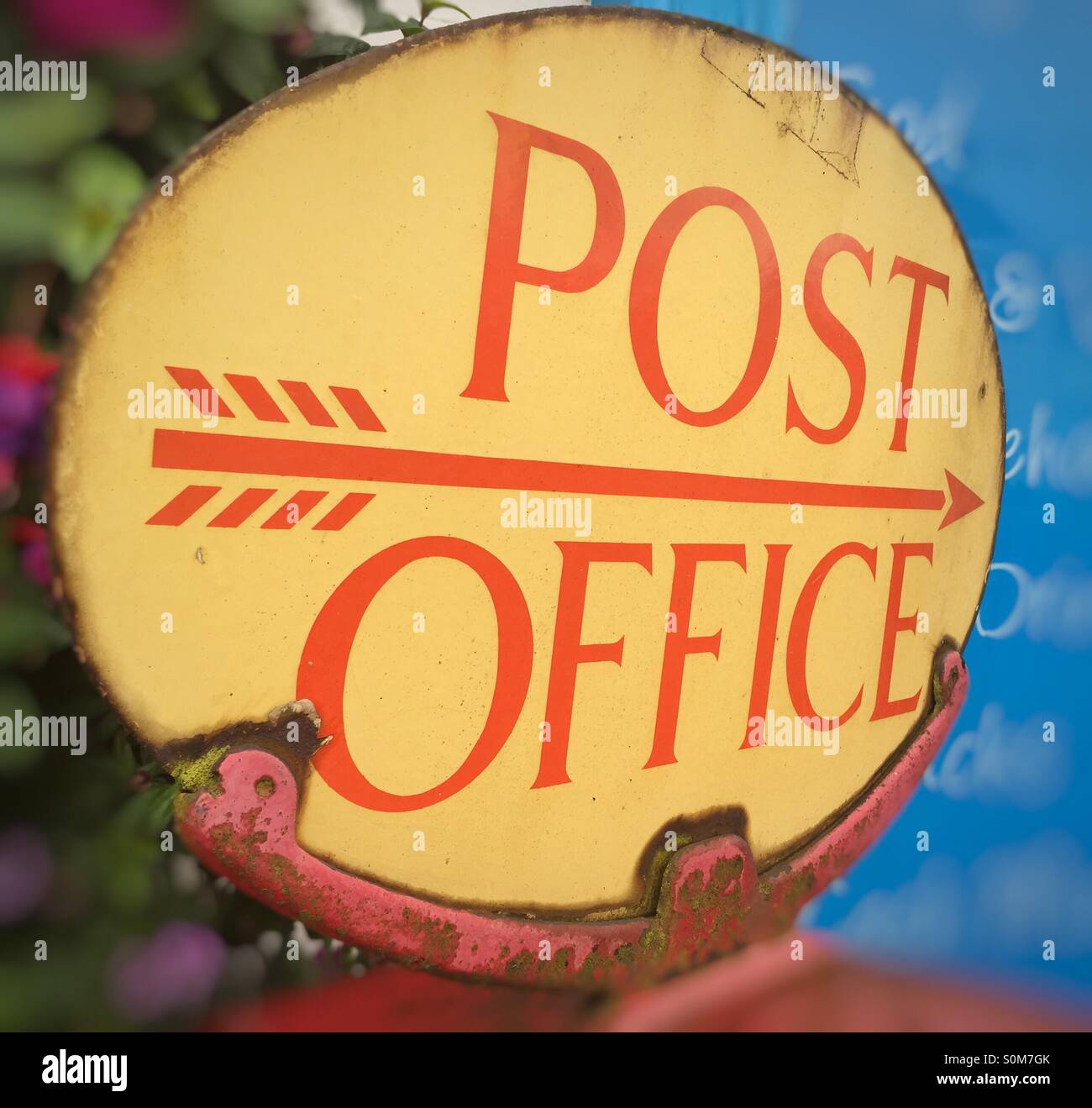 The old post office sign hi-res stock photography and images - Alamy