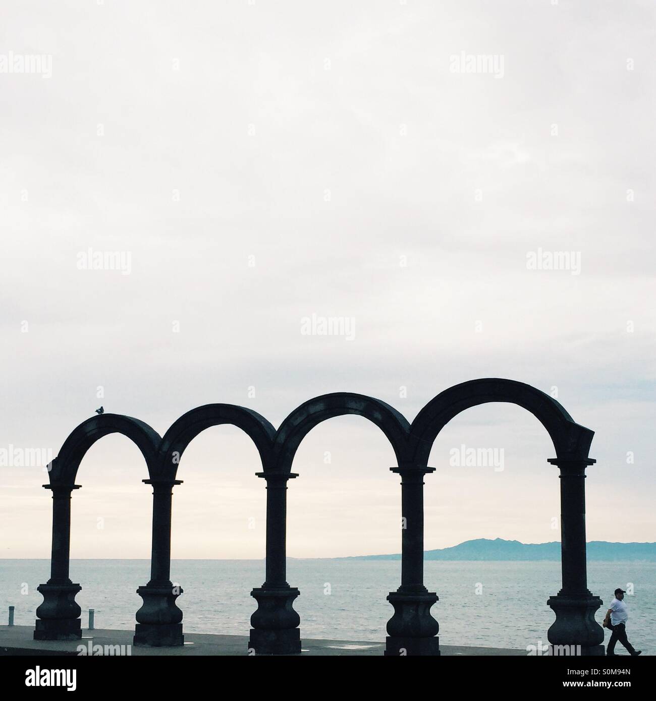 Arches near the beach Stock Photo - Alamy