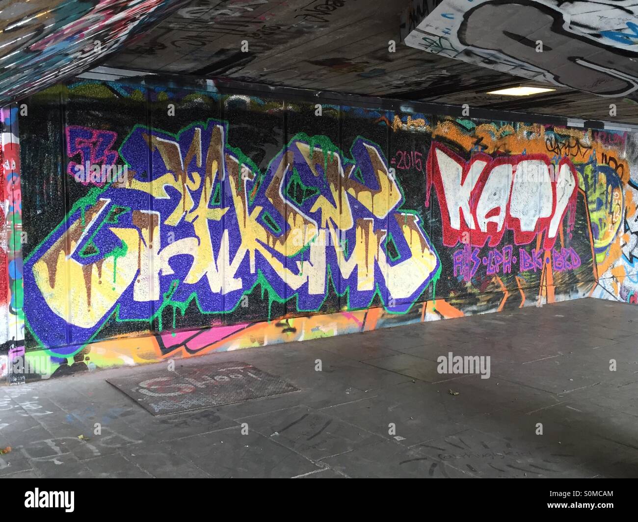 Graffiti At Subway High Resolution Stock Photography and Images - Alamy