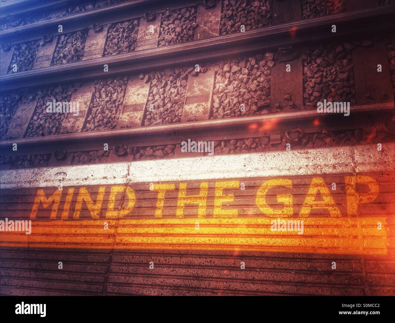 Mind the gap Stock Photo - Alamy