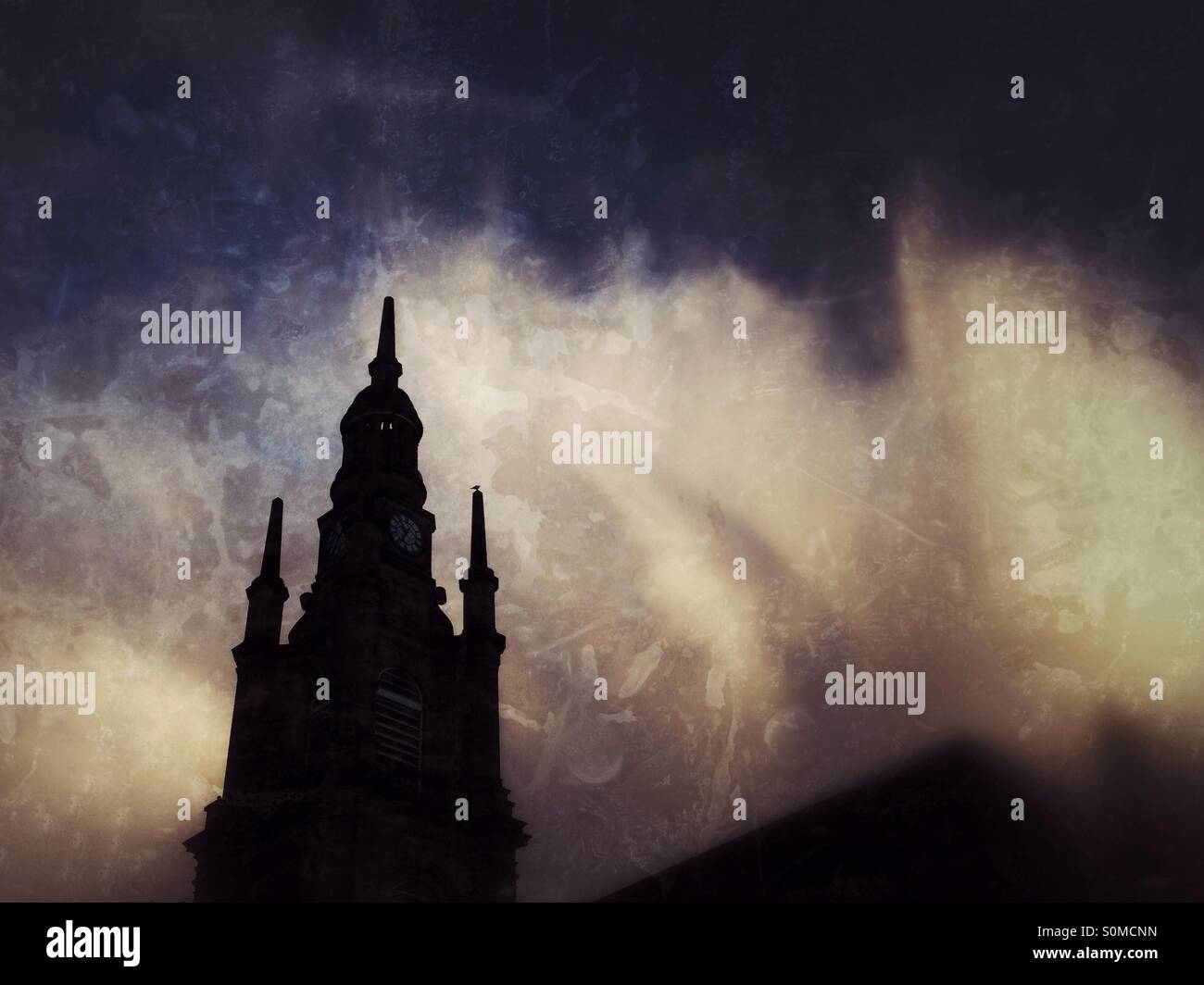 Storm and church hi-res stock photography and images - Alamy