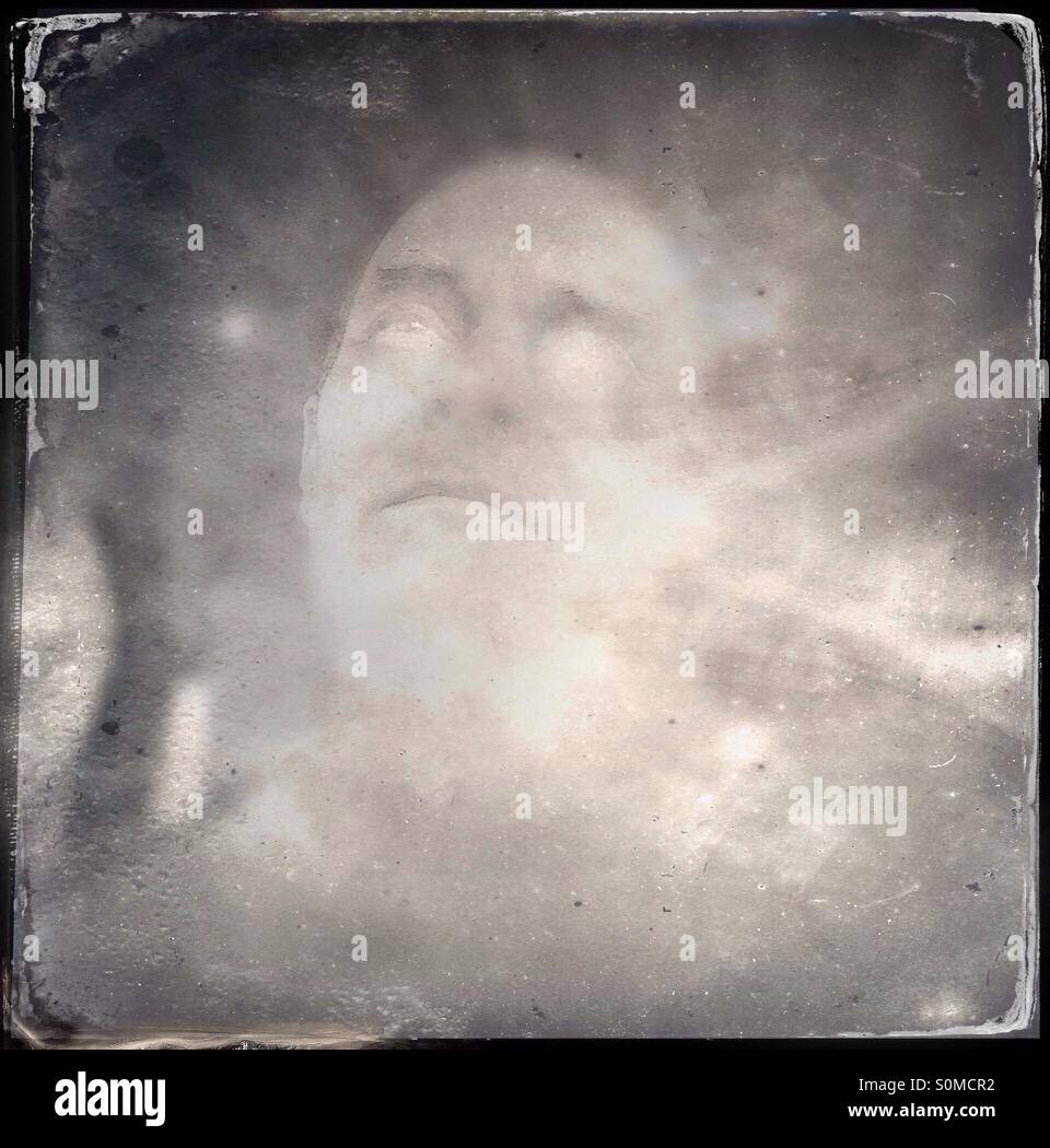 Vintage ghost man Stock Photo - Alamy