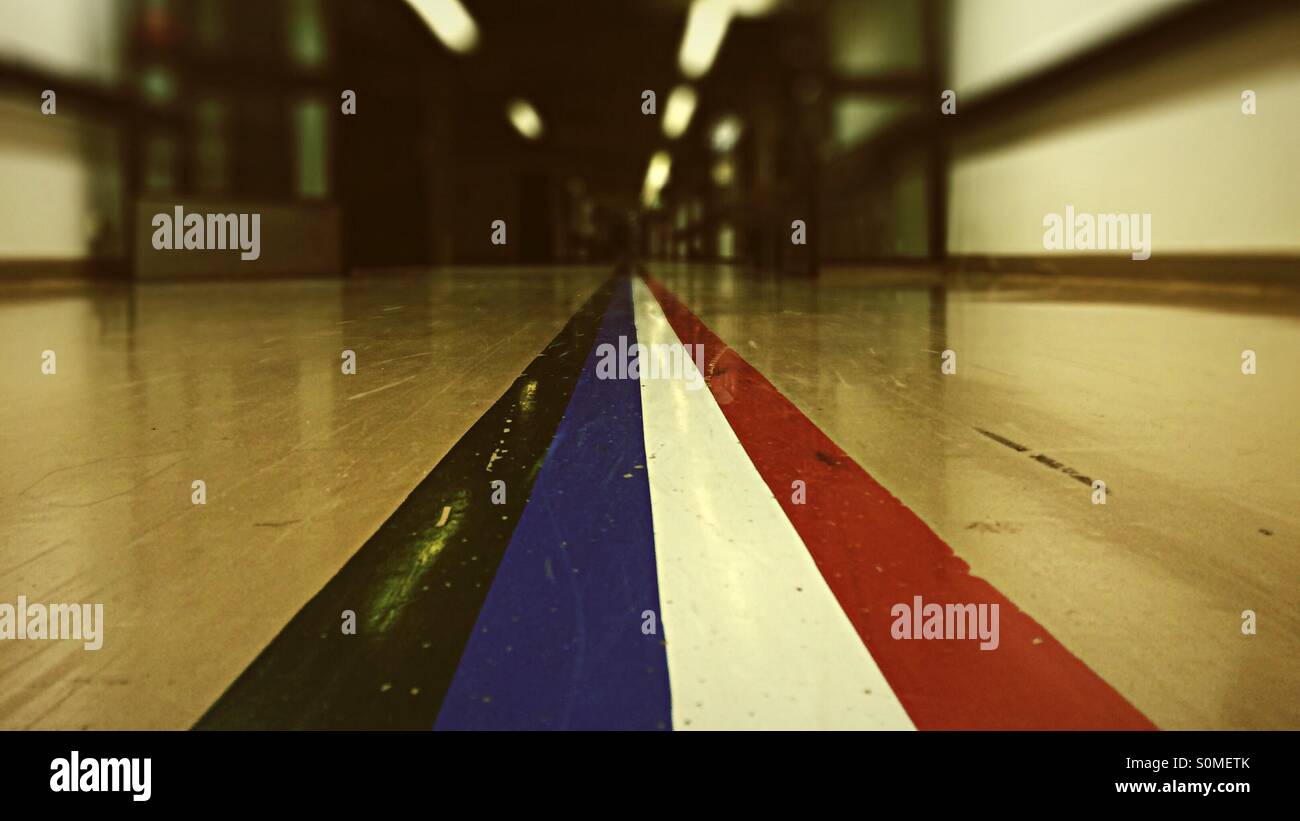 Walking line in hospital Stock Photo - Alamy