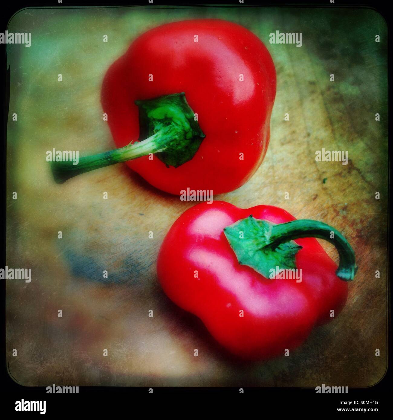 Mini red sweet peppers Stock Photo - Alamy