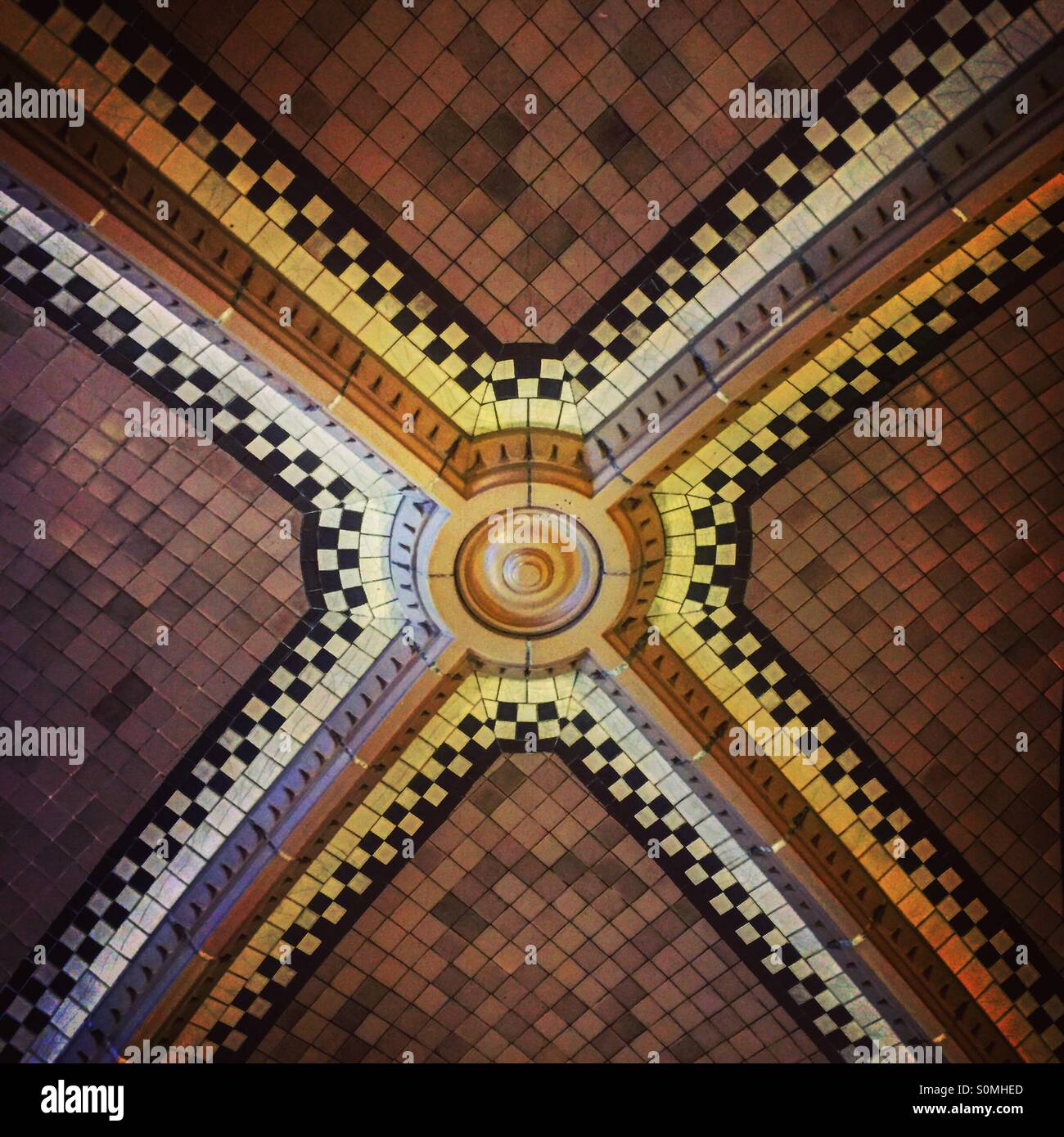Checkered mosaic tile hi-res stock photography and images - Alamy