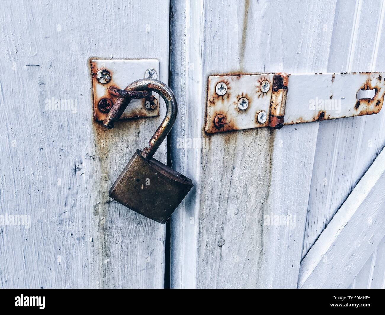Unlocked padlock hi-res stock photography and images - Alamy