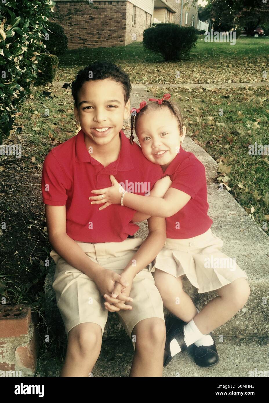Biracial siblings hi-res stock photography and images - Alamy
