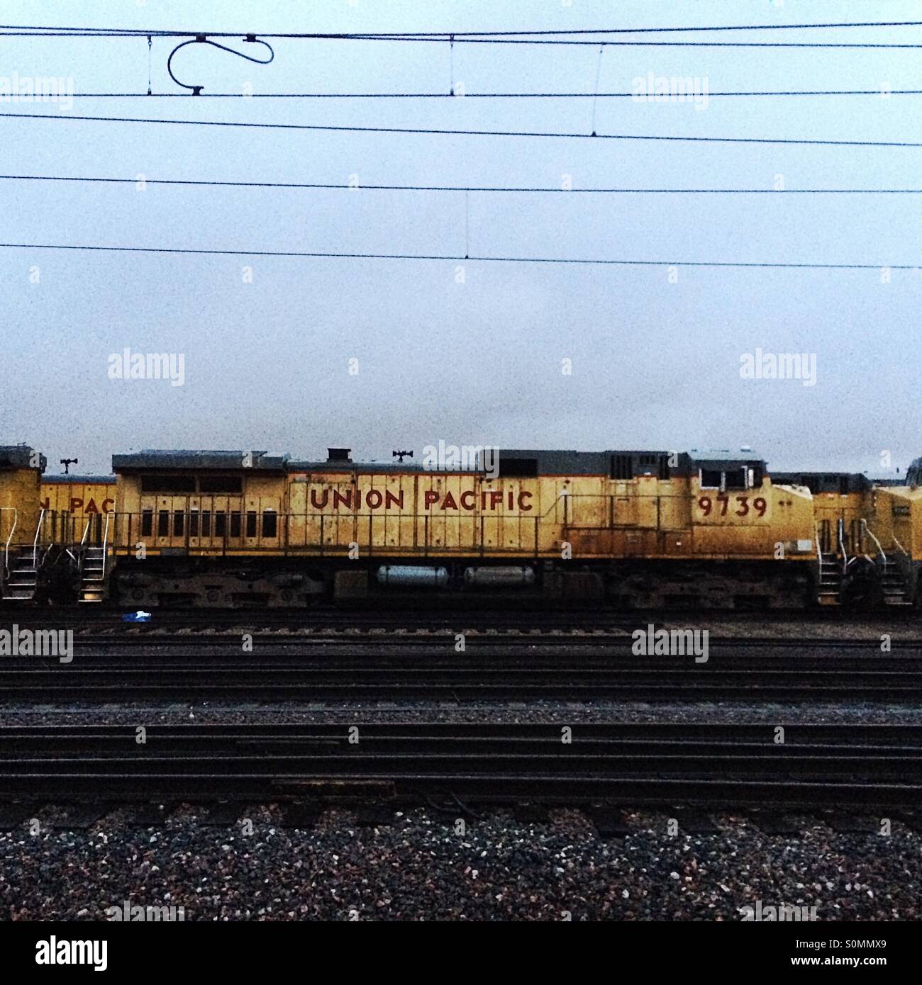 Union pacific rail car hi-res stock photography and images - Alamy