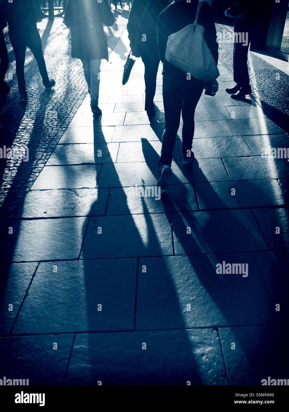 High street shoppers Stock Photo - Alamy