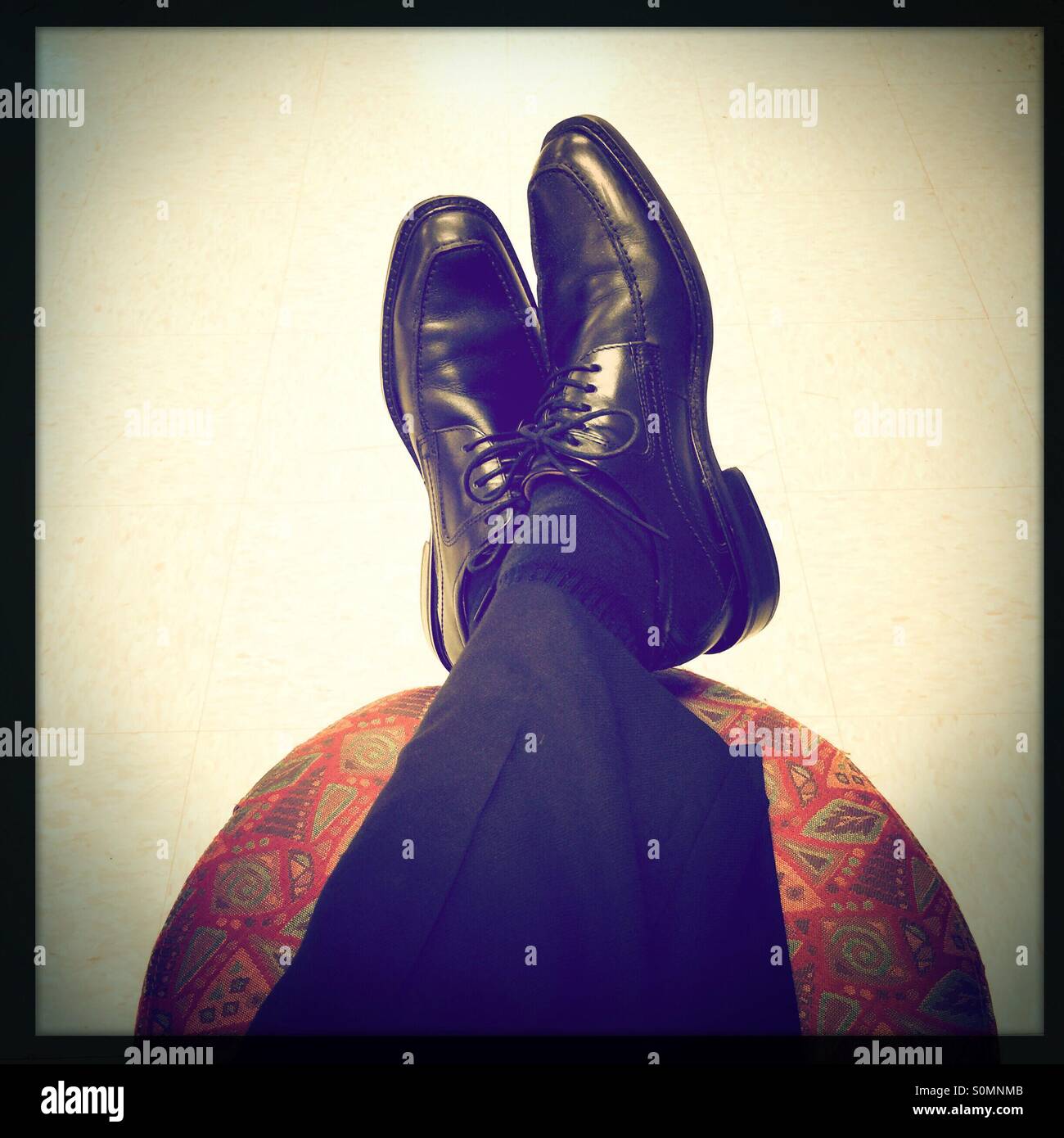 Relaxing with feet up hi-res stock photography and images - Alamy