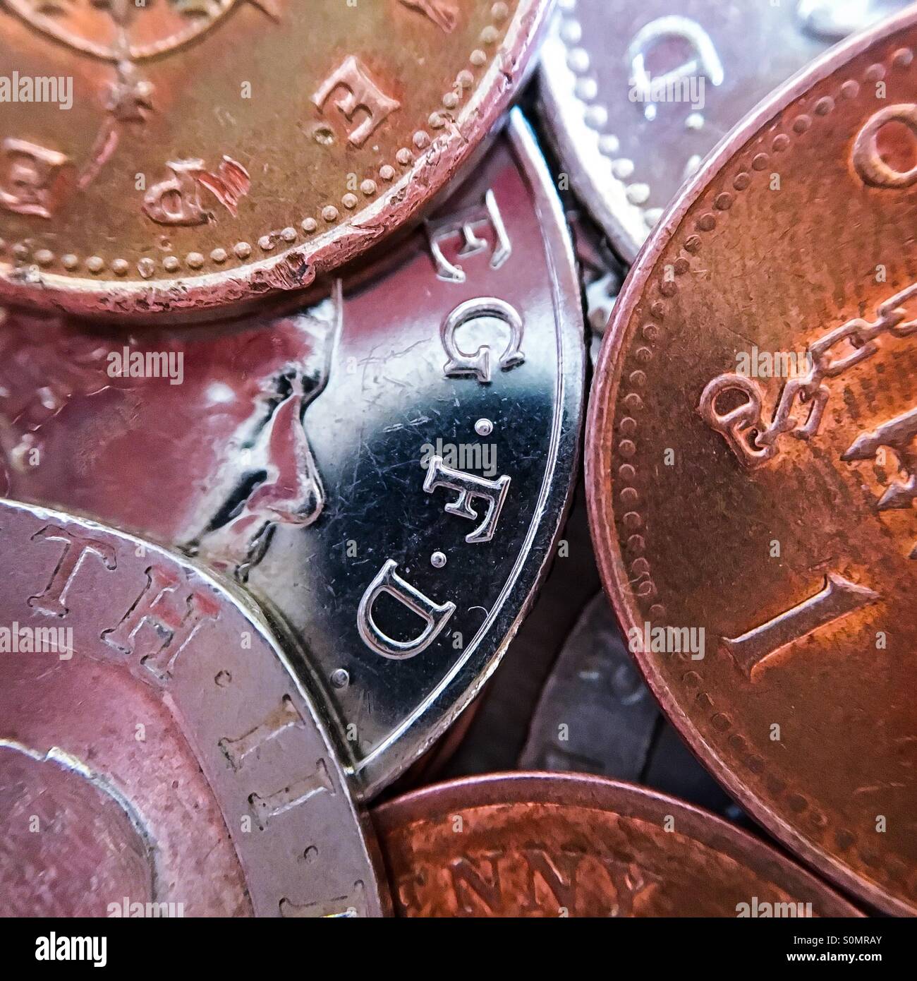 Penny macro hi-res stock photography and images - Alamy