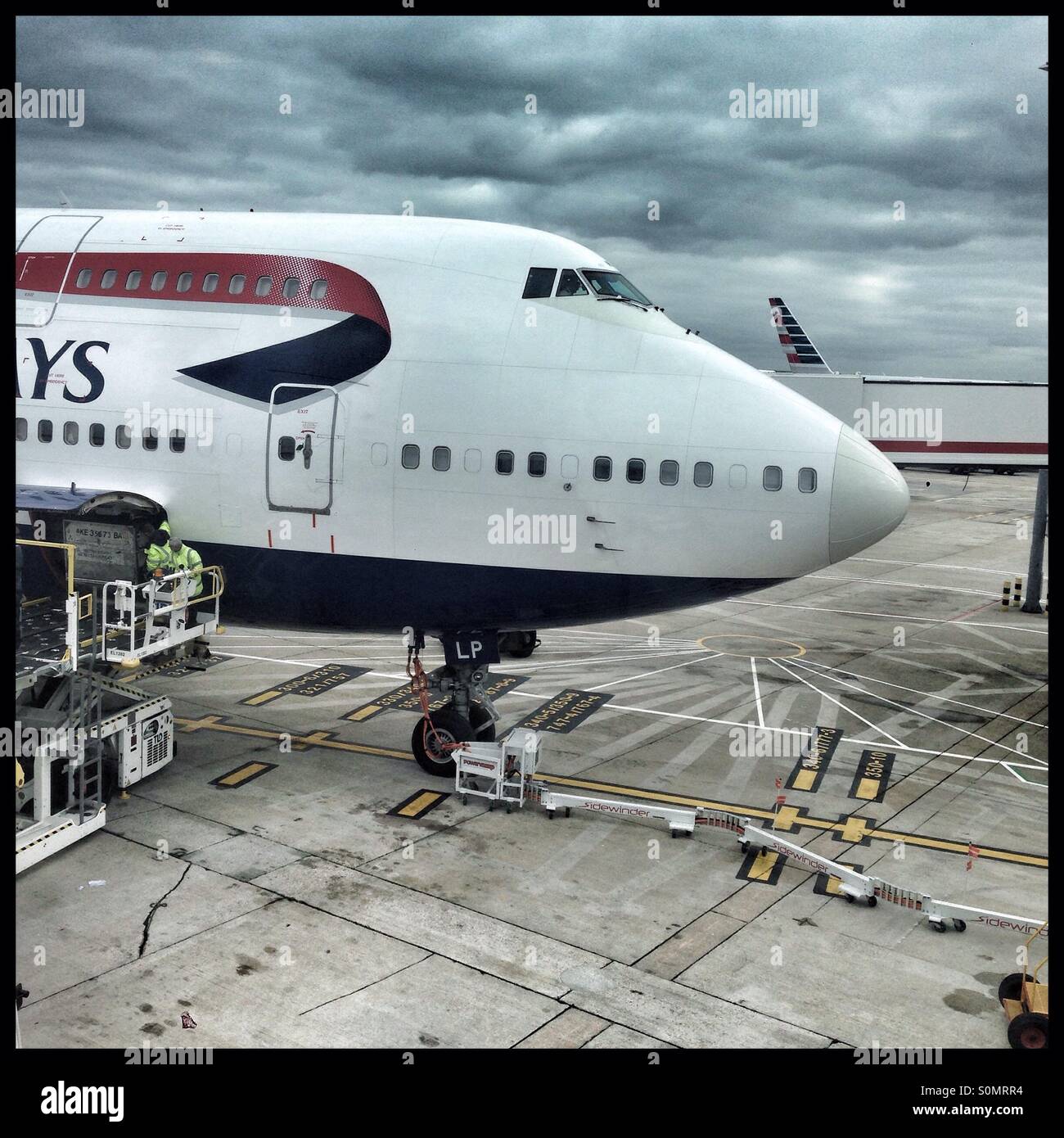 British Airways Boeing 747 aircraft at London Heathrow airport Stock ...