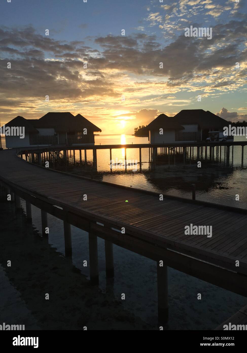 The maldives sunset hi-res stock photography and images - Alamy