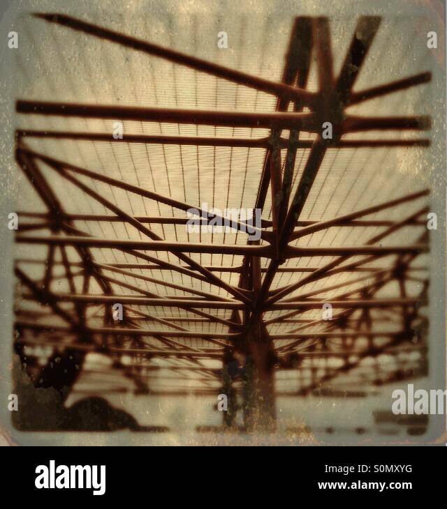 Metal frame ceiling Stock Photo - Alamy