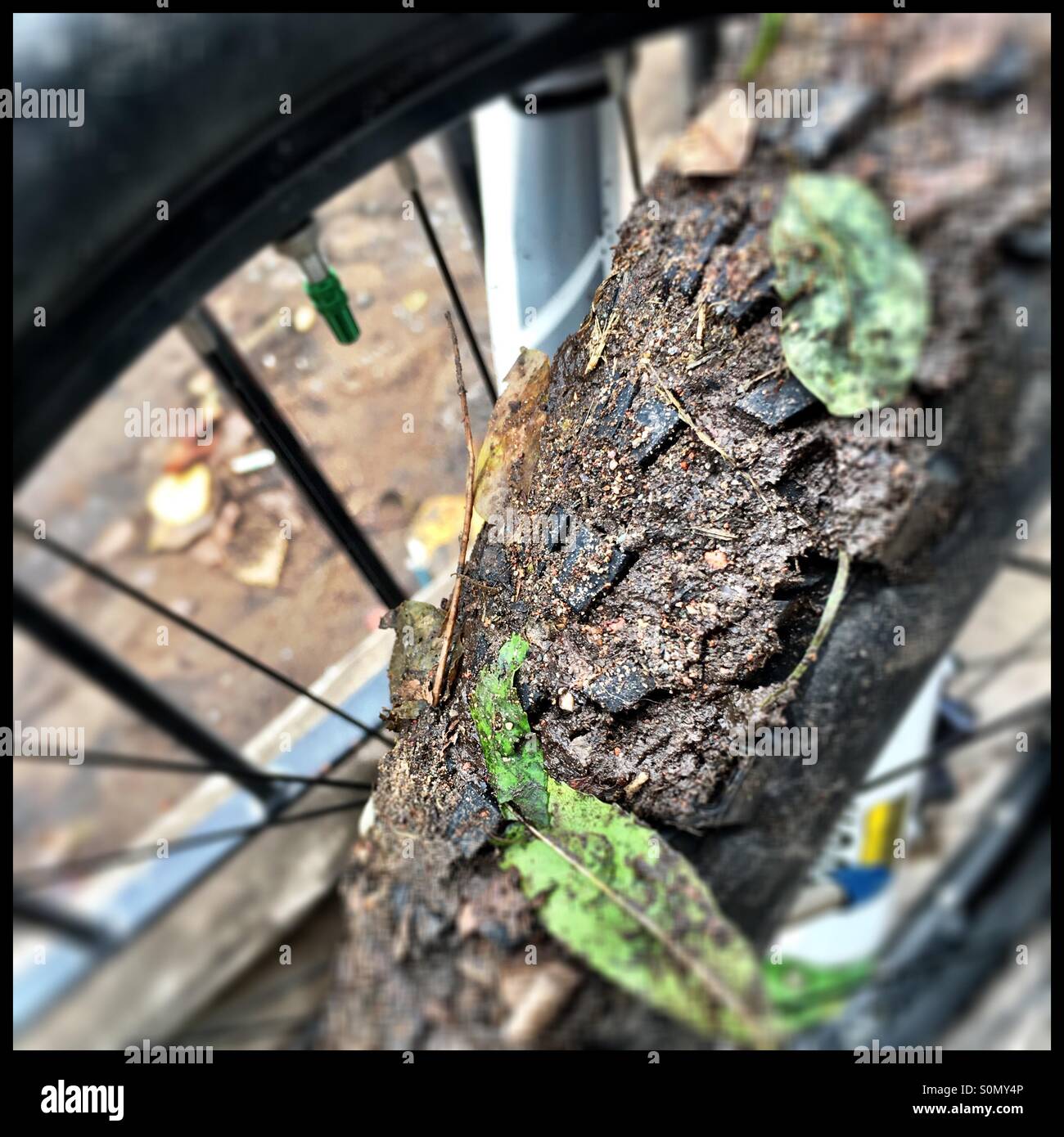 Muddy bikes ride Stock Photo - Alamy